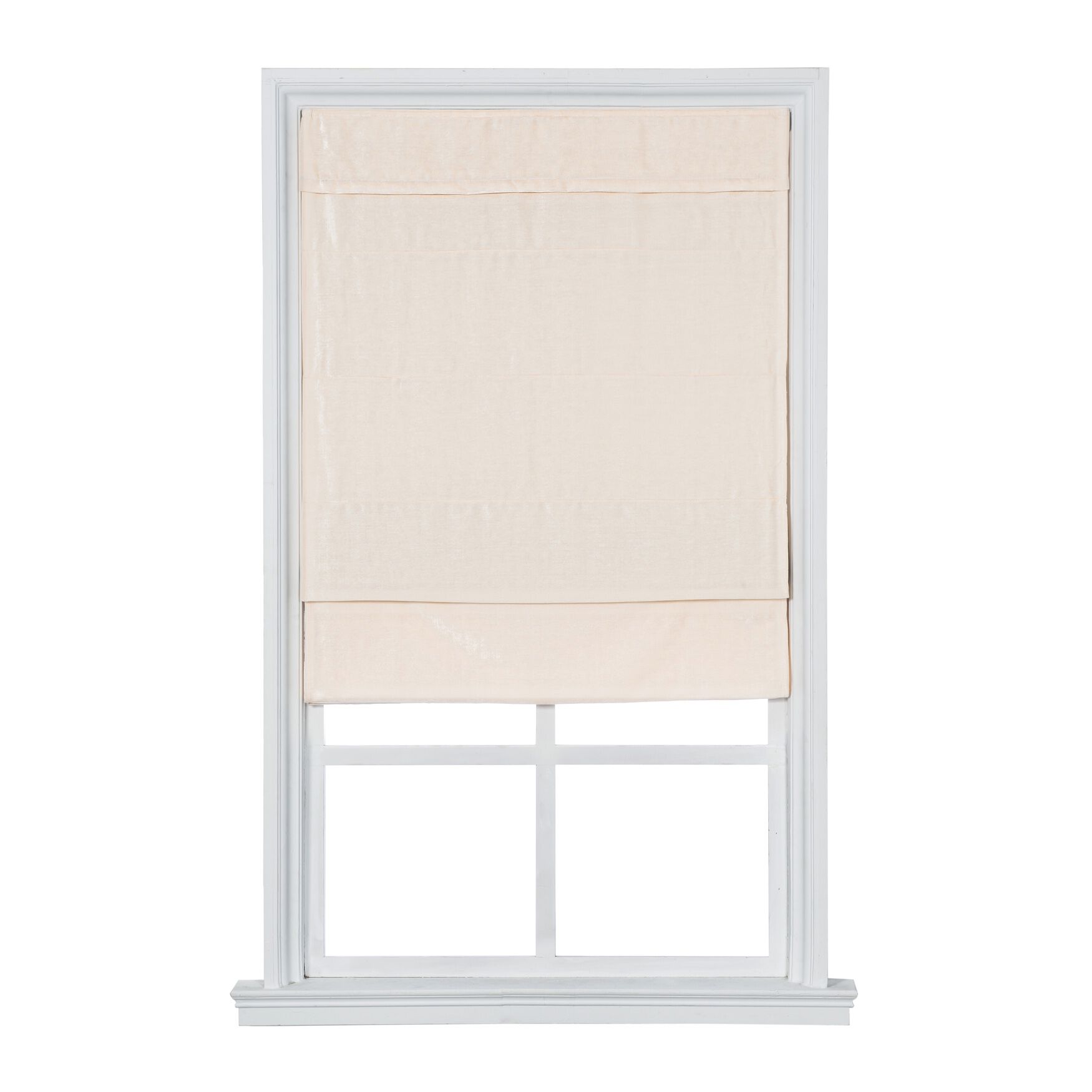 Cordless Velveteen Flat Roman Shade | Swimsuits For All