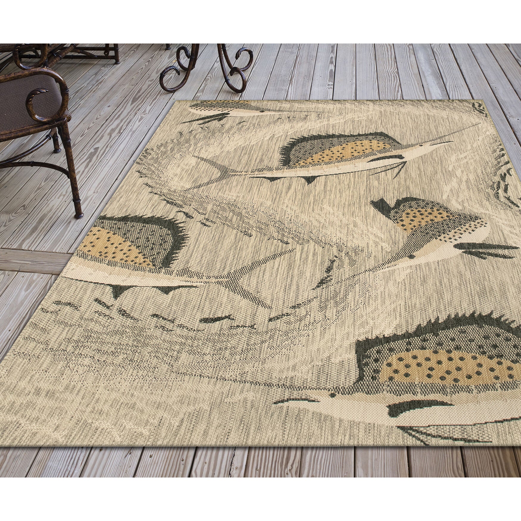 Liora Manne Portofino Sailfish Indoor/Outdoor Rug | Swimsuits For All