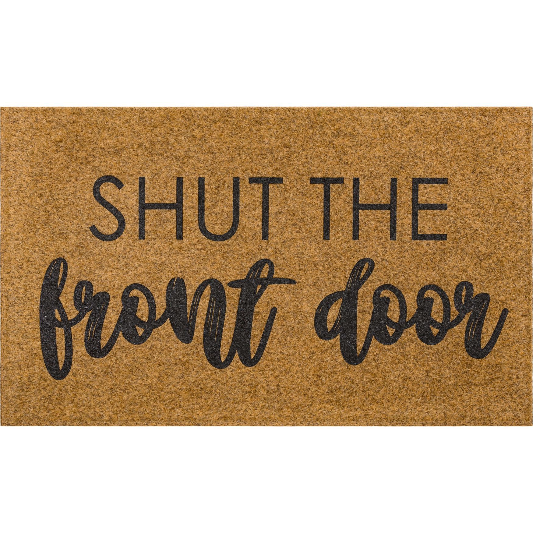 Shut The Front Door Door Mat | Swimsuits For All