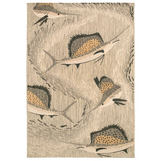 Liora Manne Portofino Sailfish Indoor/Outdoor Rug | Swimsuits For All