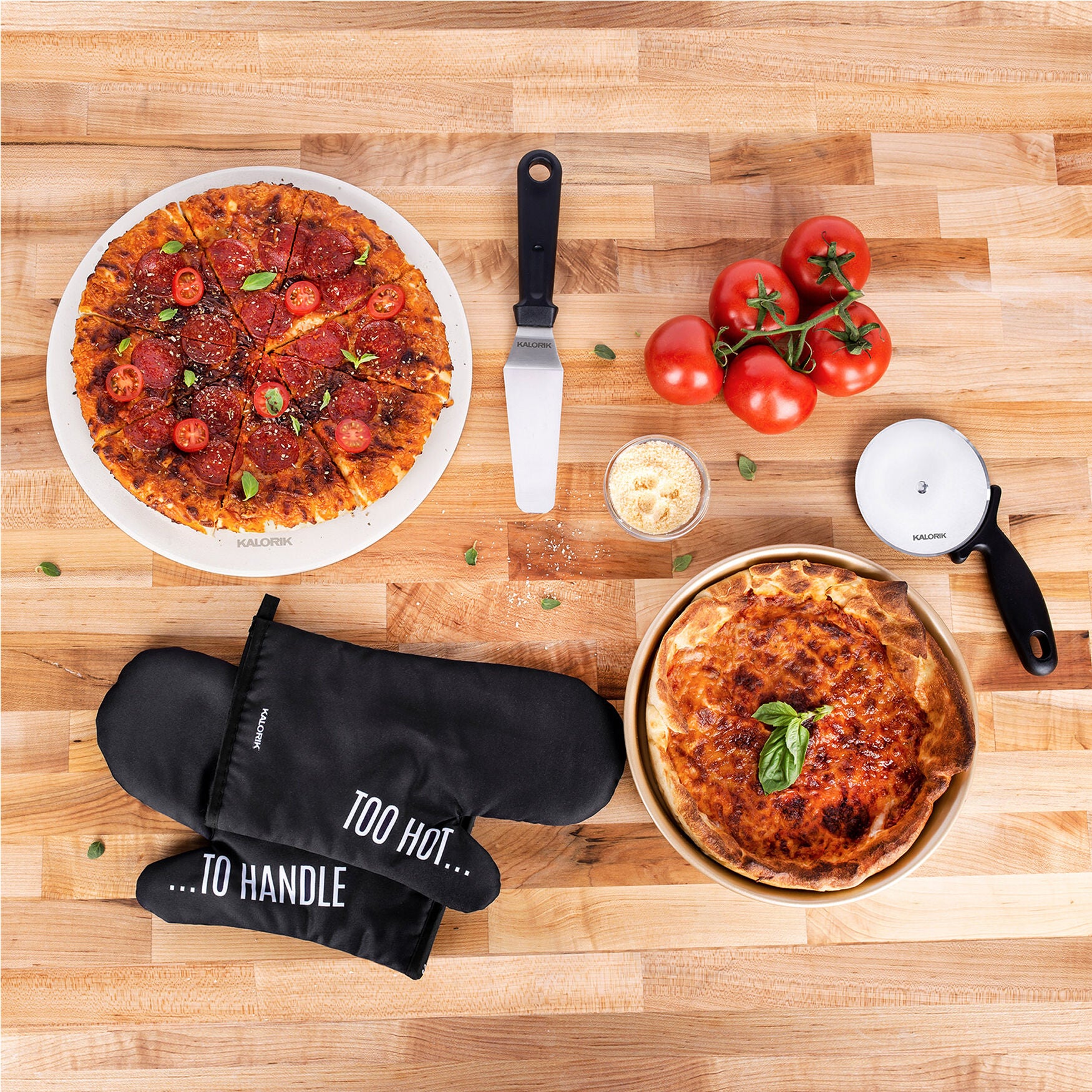 Kalorik MAXX “Tower of Pizza" 6-Piece Pizza Set | Swimsuits For All