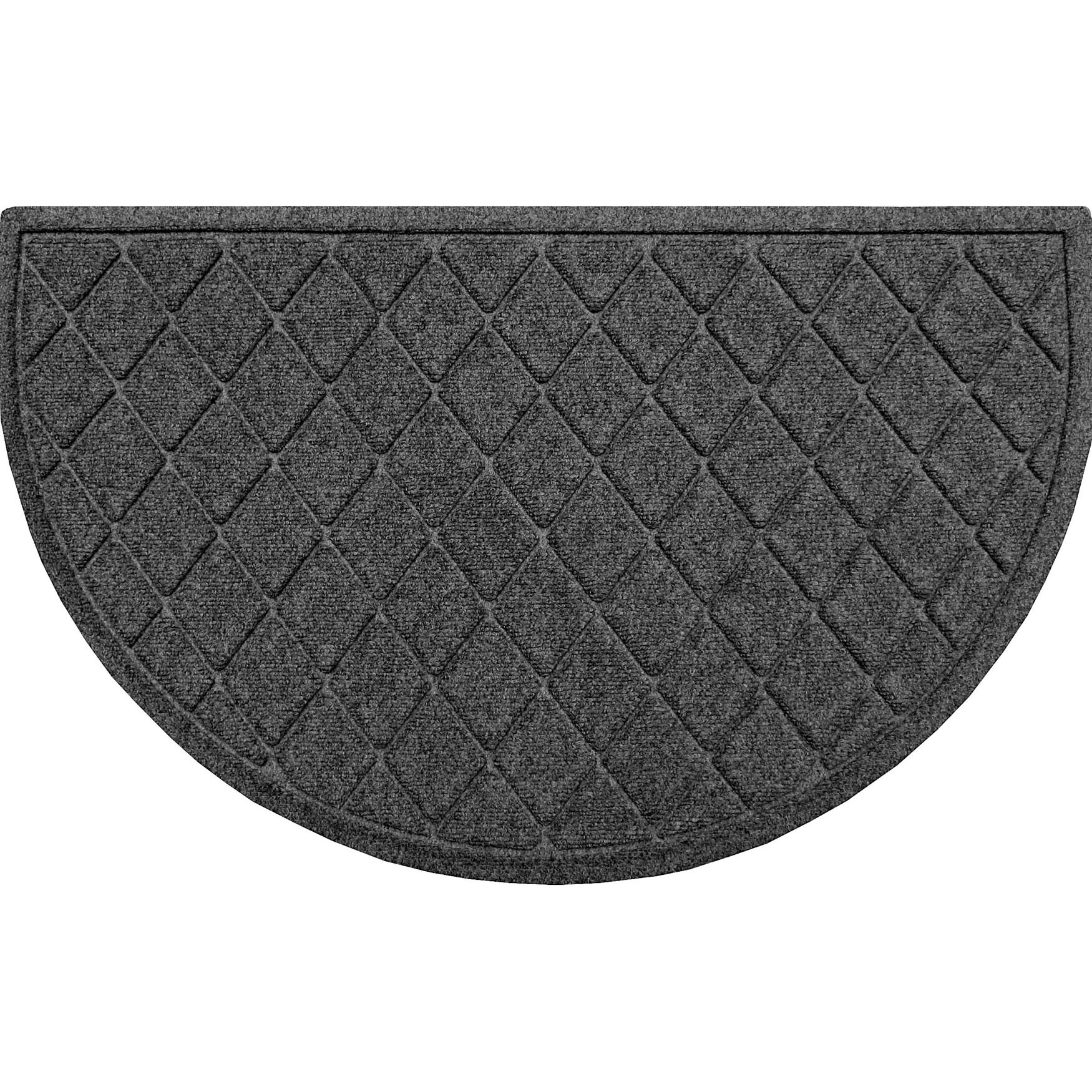 WaterHog Argyle Half Oval Door Mat 24"x39" | Swimsuits For All