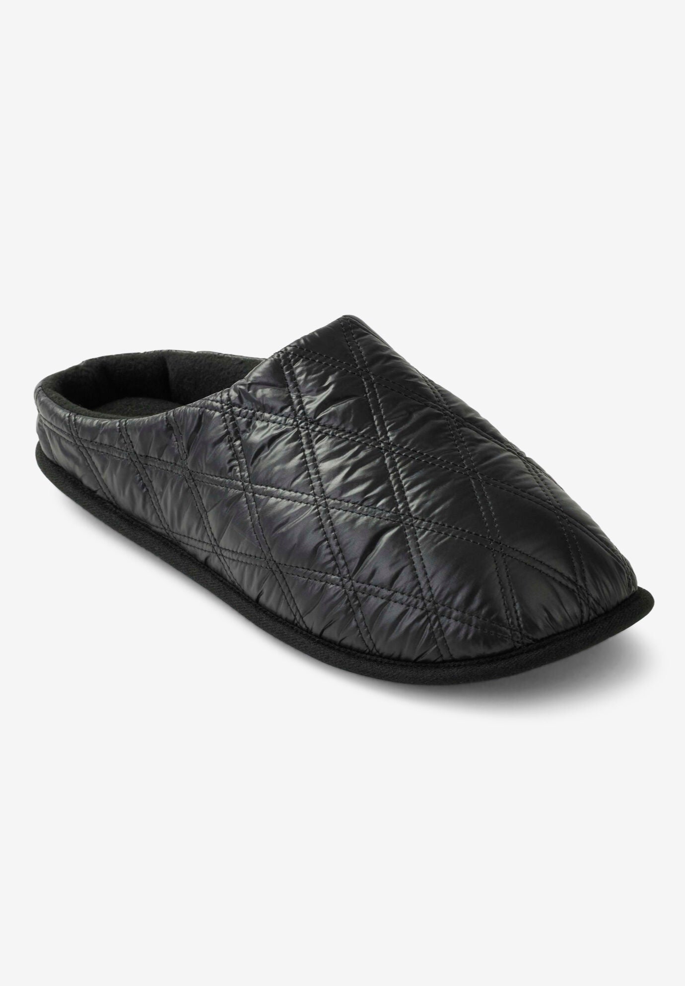 Nylon Quilted Fleece Lined Slide Slipper | Swimsuits For All