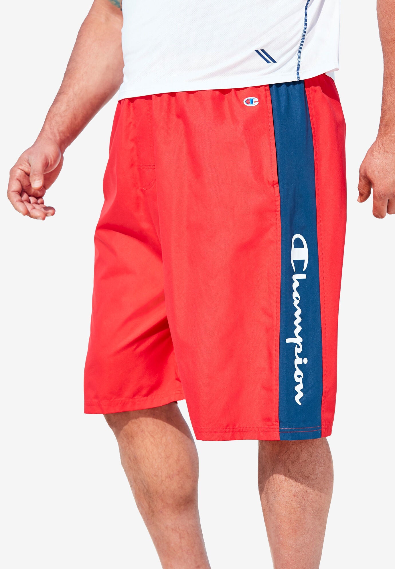 Champion® Contrast Logo Swim Trunk | Swimsuits For All