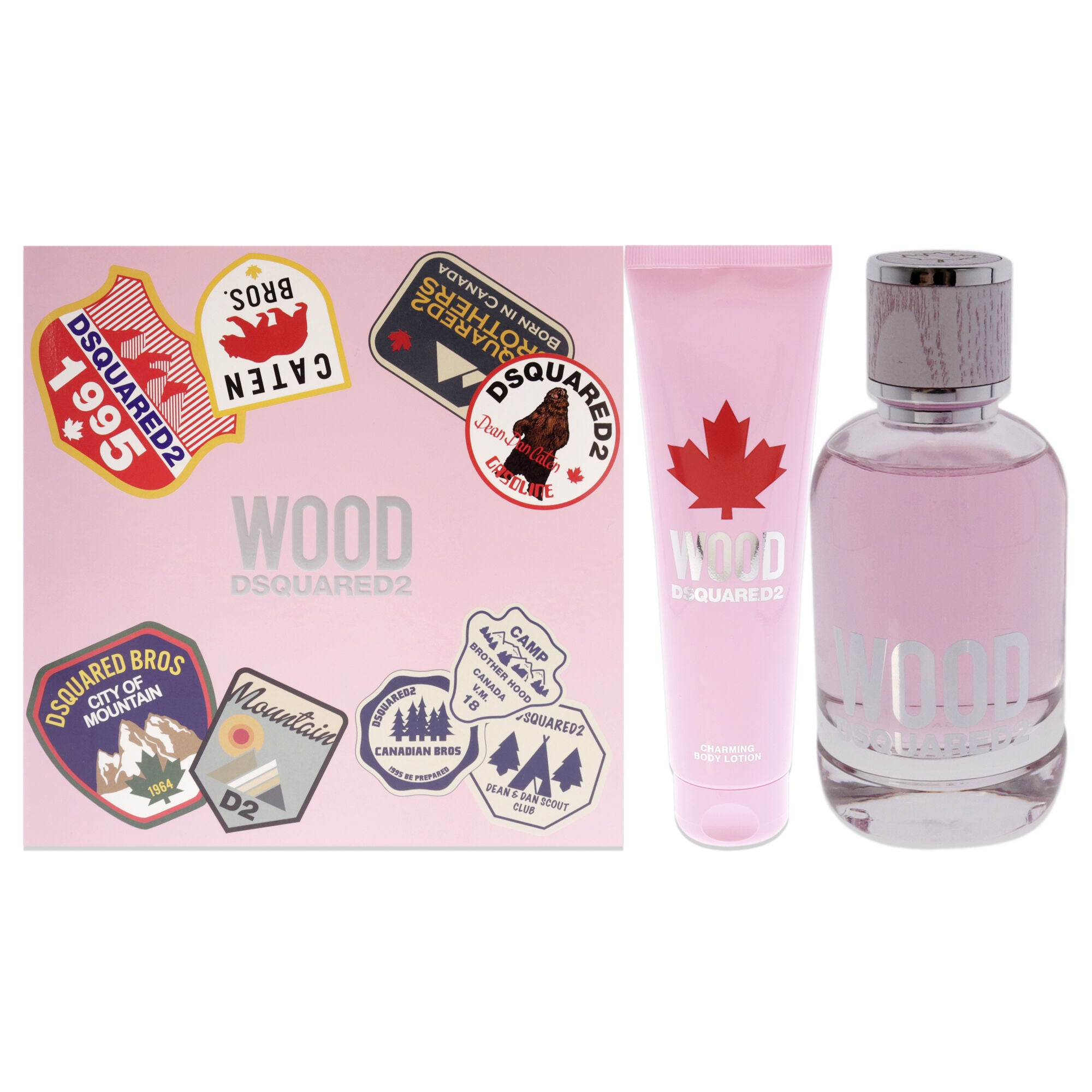 Wood by Dsquared2 for Women - 2 Pc Gift Set 3.4oz EDT Spray, 5.0oz Body ...