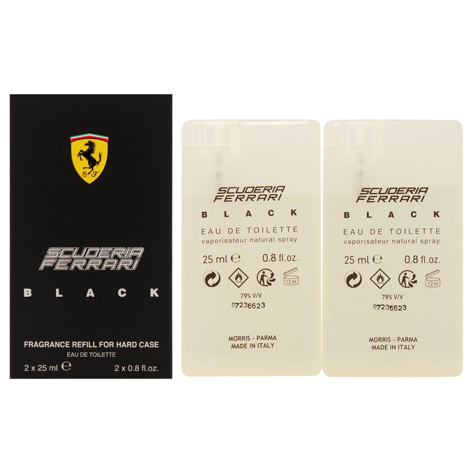 Ferrari Black Fragrance Refill For Hard Case by Ferrari for Men - 2 x 0 ...