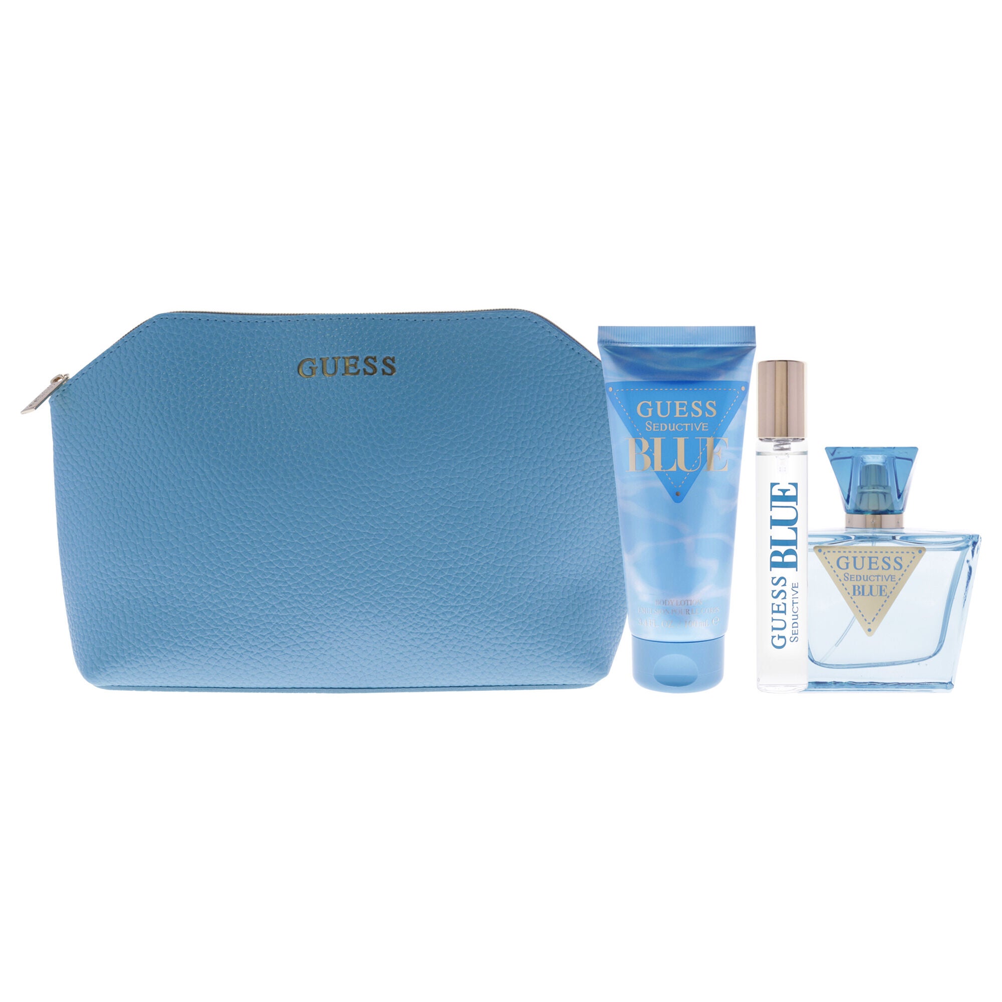 Guess Seductive Blue by Guess for Women - 4 Pc Gift Set 2.5oz EDT Spray ...