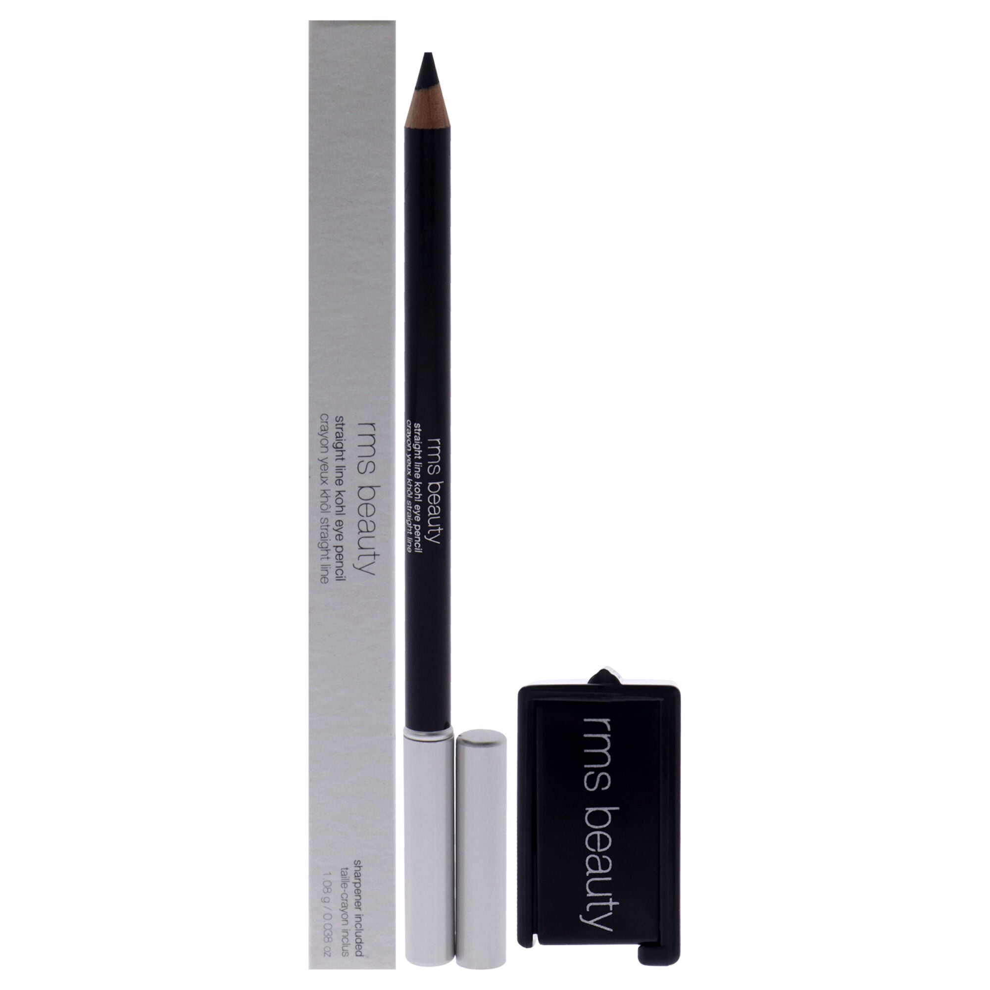 Straight Line Kohl Eye Pencil - HD Black by RMS Beauty for Women - 0. ...