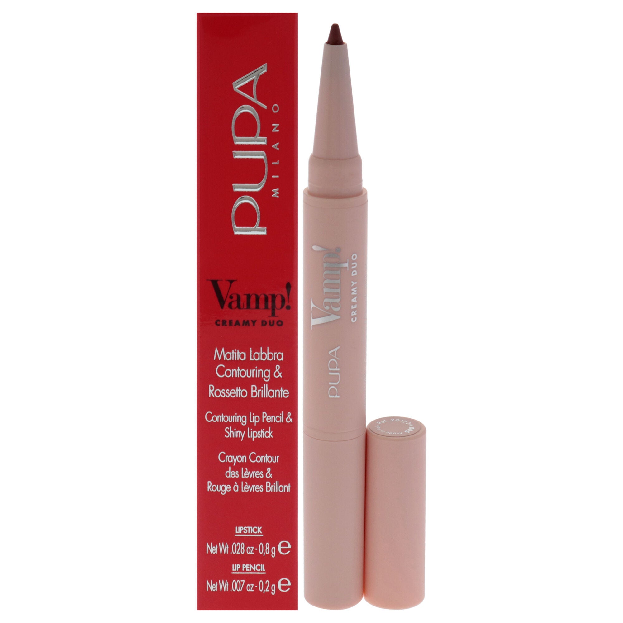 Vamp! Creamy Duo Contouring Lip Pencil and Shiny Lipstick - 005 Deep ...