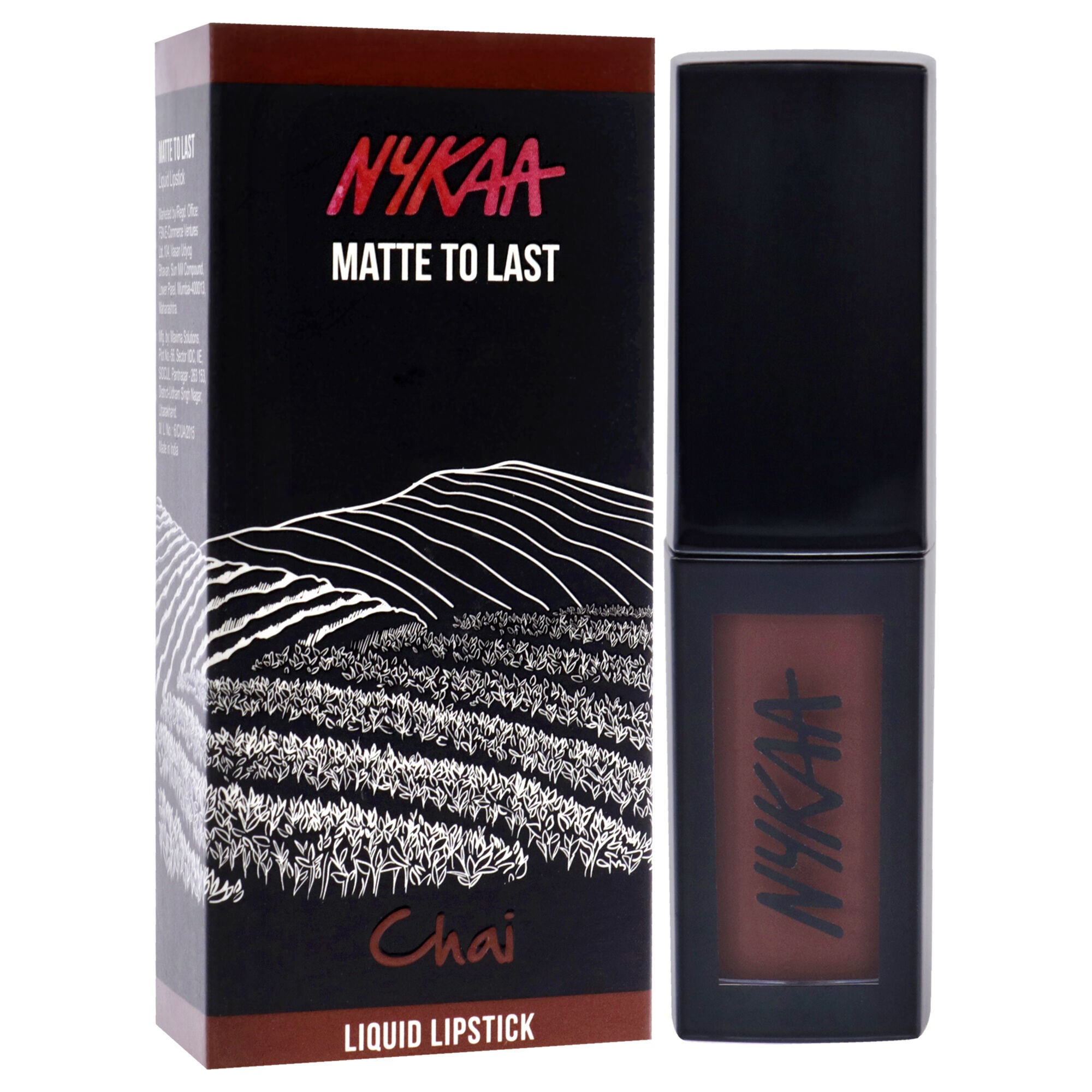 Matte to Last Liquid Lipstick - 18 Chai by Nykaa Cosmetics for Women ...