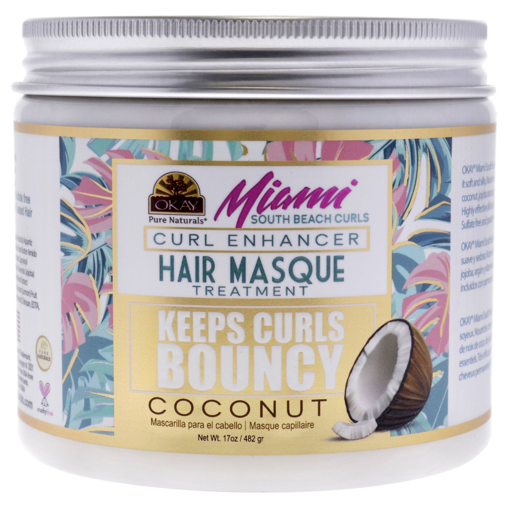 Miami South Beach Curls - Curl Enhancing by Okay for Women - 17 oz ...