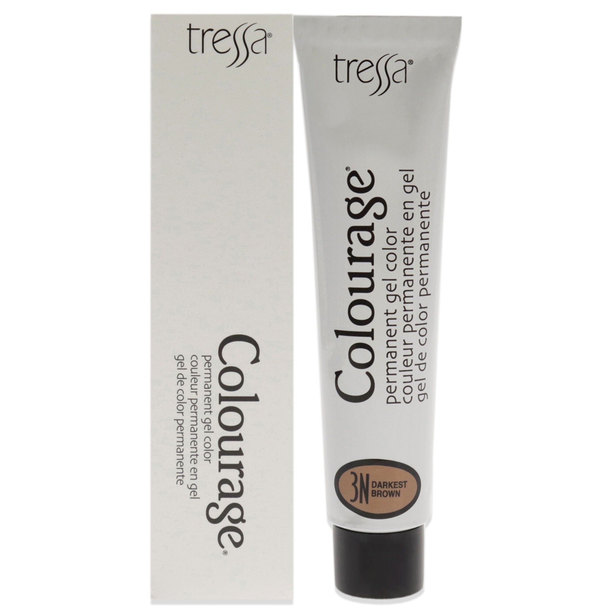 Colourage Permanent Gel Color - 3N Darkest Brown by Tressa for Unisex ...