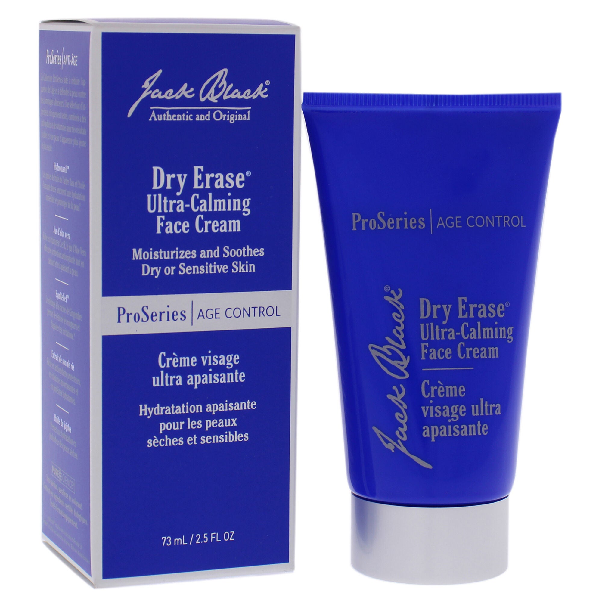 Dry Erase Ultra-Calming Face Cream by Jack Black for Men - 2.5 oz Cream ...