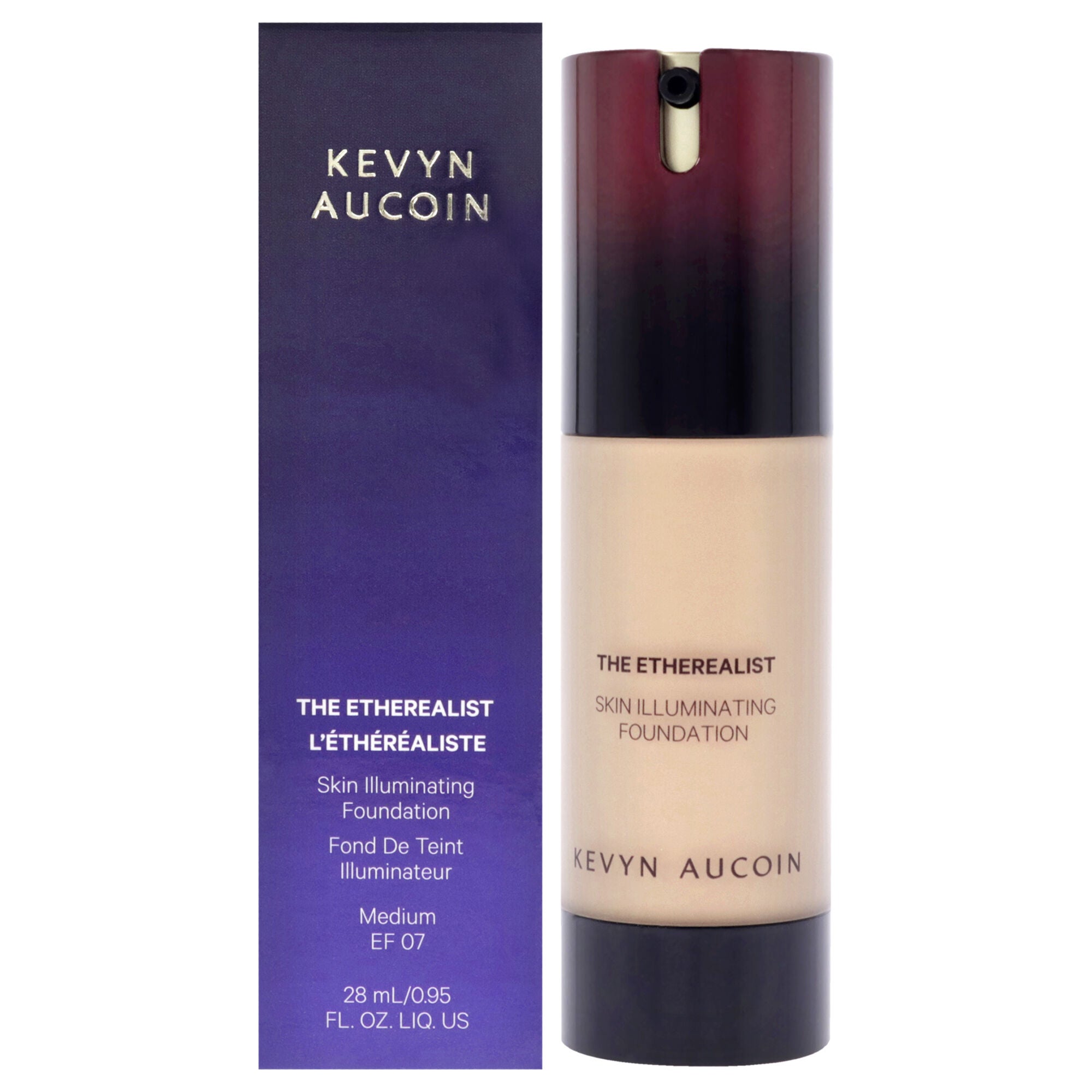 The Etherealist Skin Illuminating Foundation - EF 07 Medium by Kevyn Aucoin for Women - 0.95 oz ...