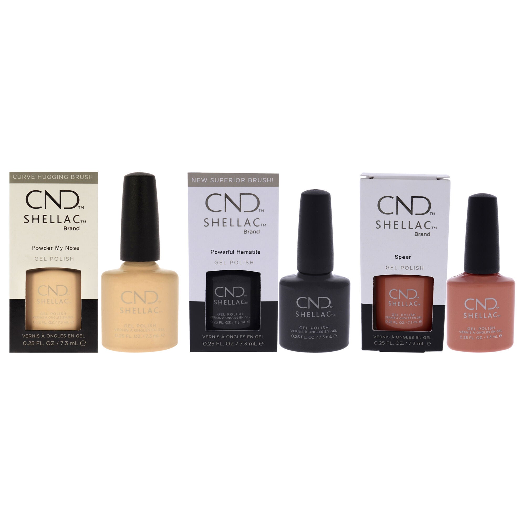 Shellac Nail Color Kit by CND for Women - 3 Pc Kit | Swimsuits For All