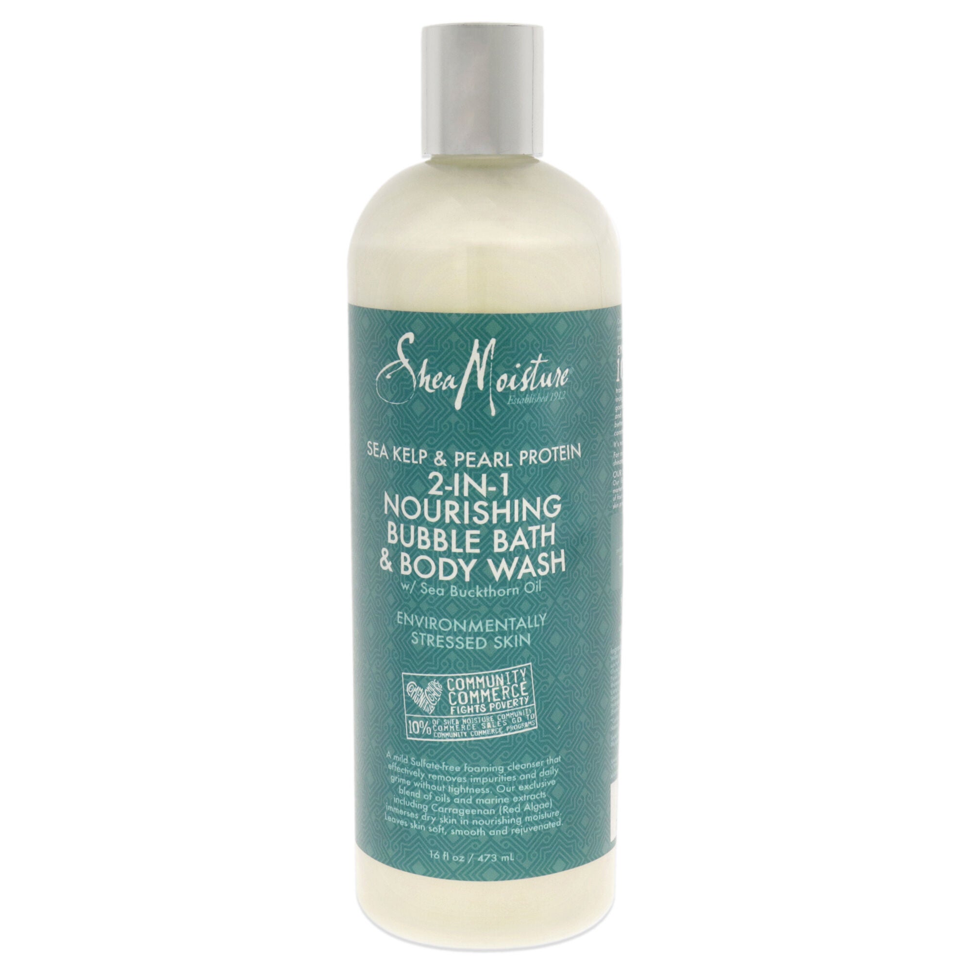 Sea Kelp and Pearl Protein 2-In-1 Nourishing Bubble Bath and Body Wash ...