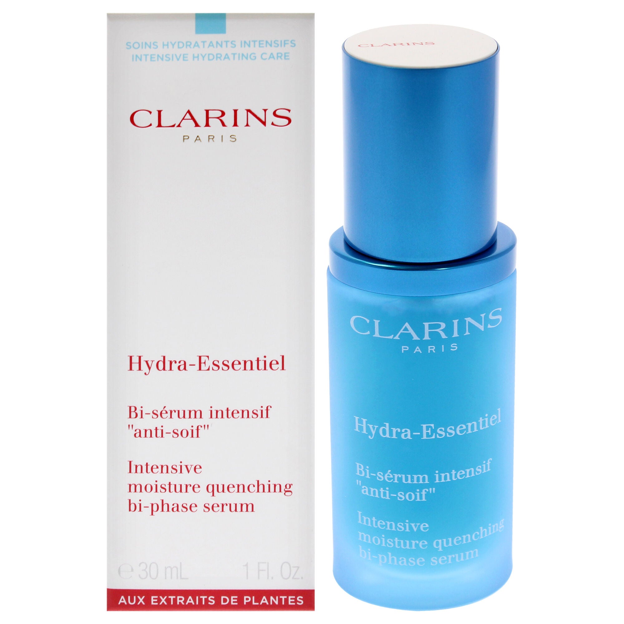 Hydra-Essentiel Intensive Bi-Phase Serum by Clarins for Unisex - 1 oz ...