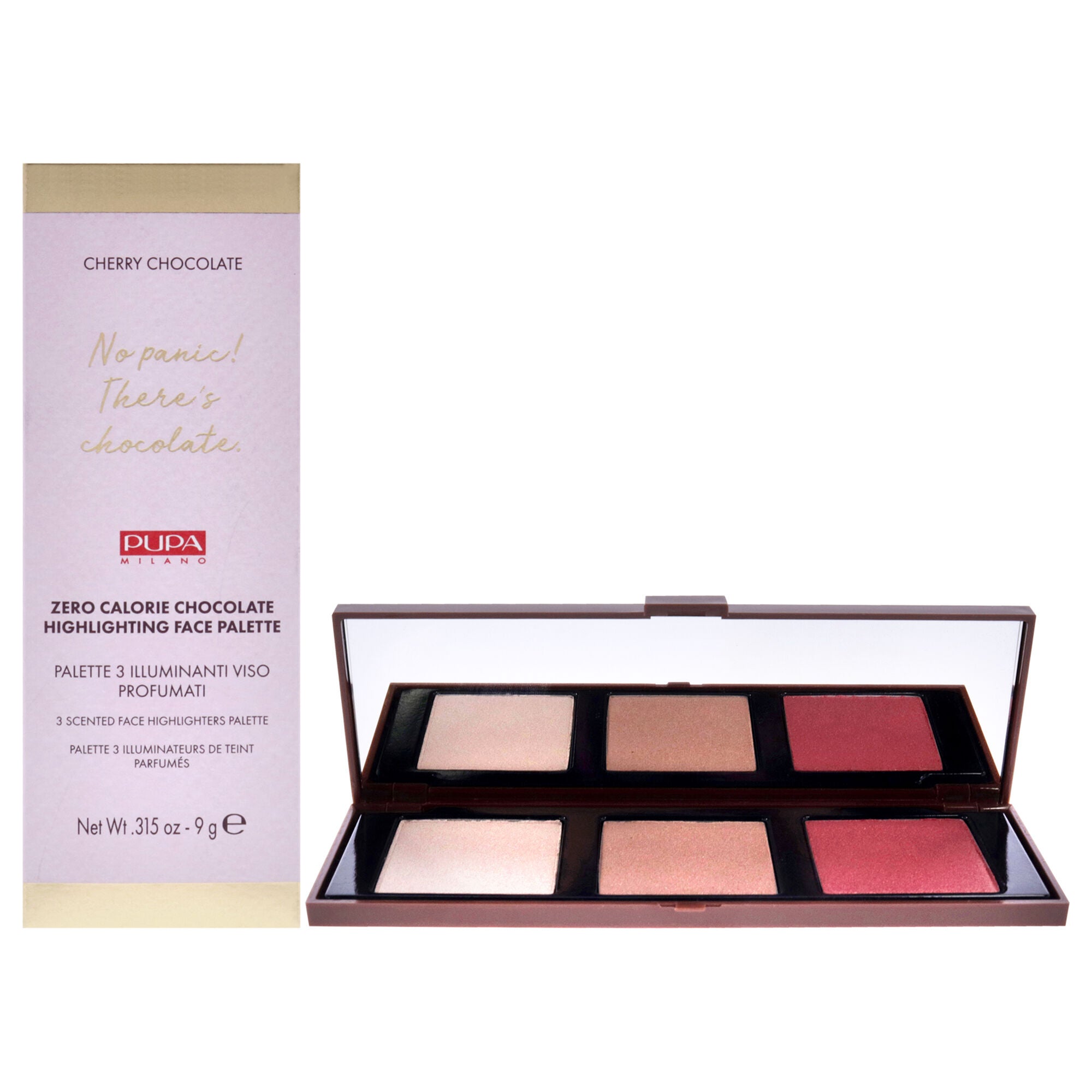 Zero Calorie Chocolate Highlighter Palette - 001 Cherry Chocolate by ...