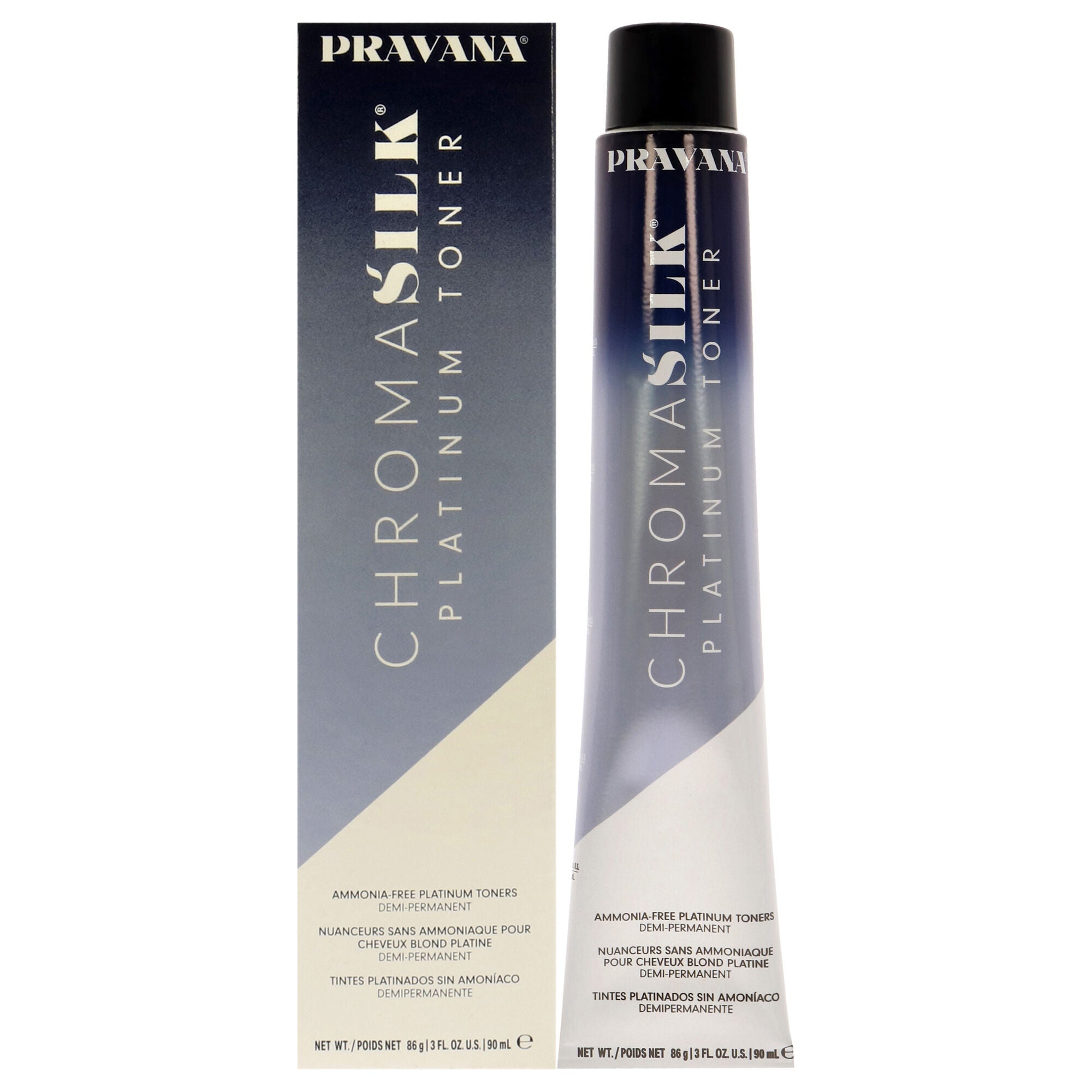 ChromaSilk Platinum Toner - Platinum Lilac by Pravana for Unisex - 3 oz ...