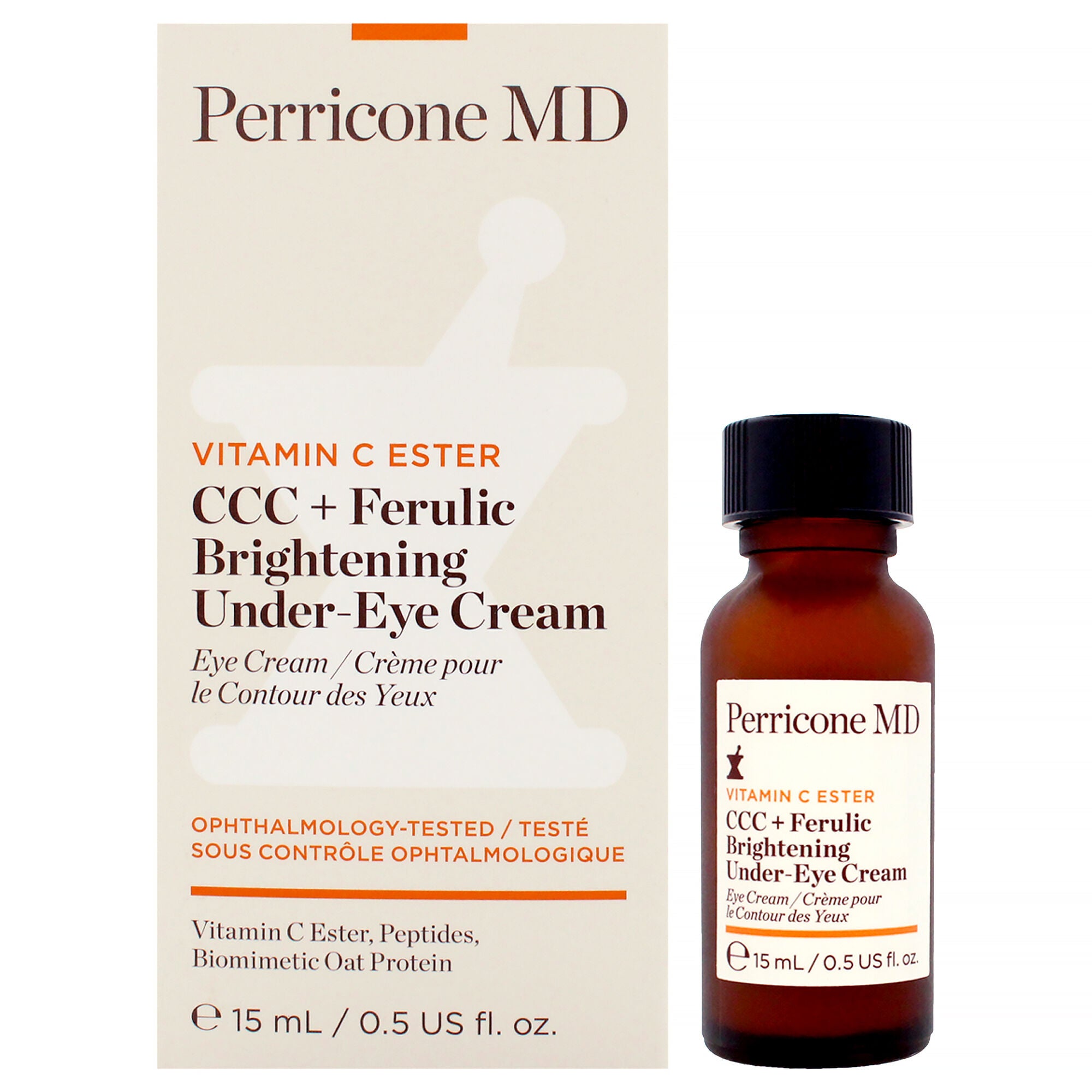 Vitamin C Ester CCC Plus Ferulic Brightening Under Eye Cream by Perricone MD for Women - 0.5 oz ...