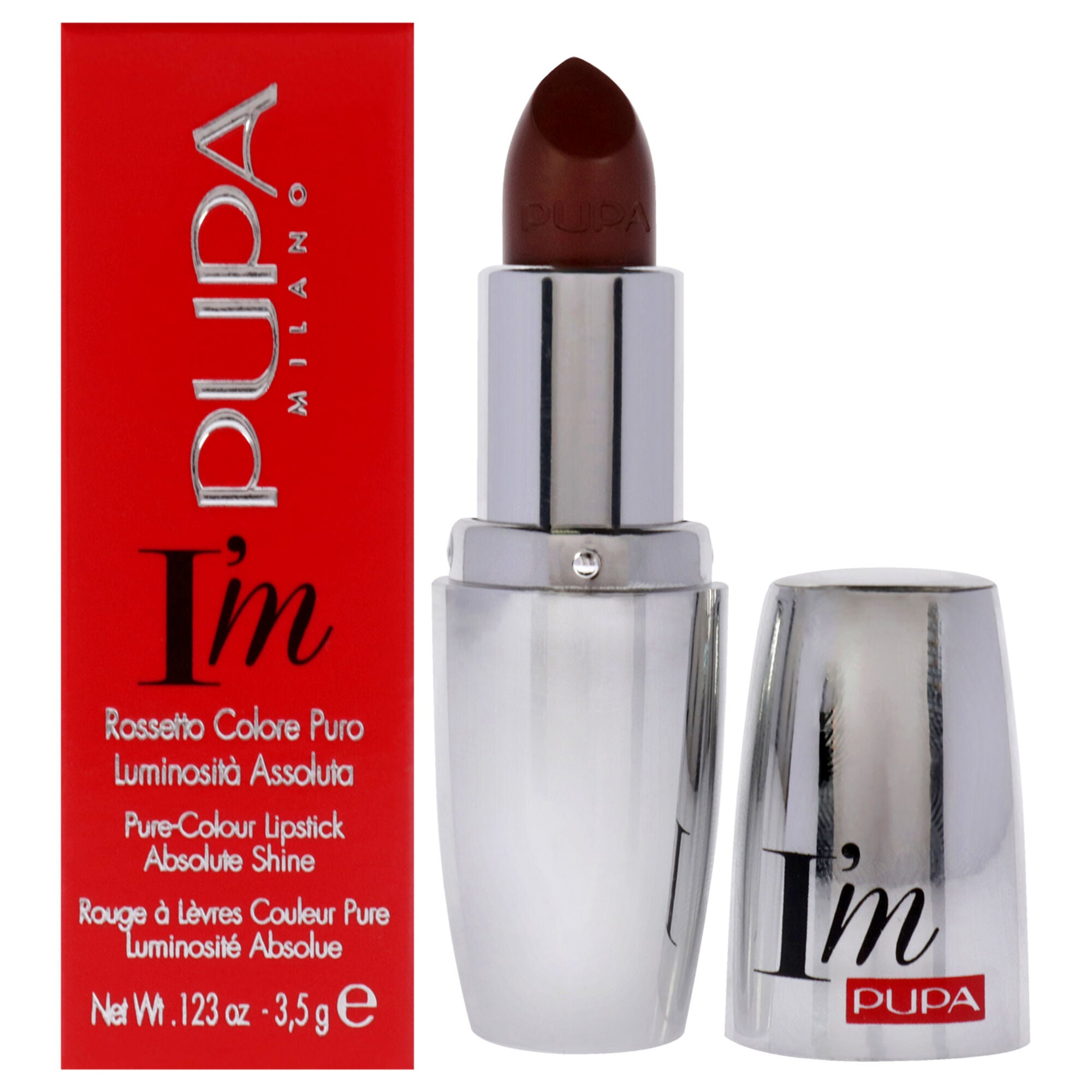 I Am Pure-Colour Lipstick - 109 Walnut by Pupa Milano for Women - 0.123 ...