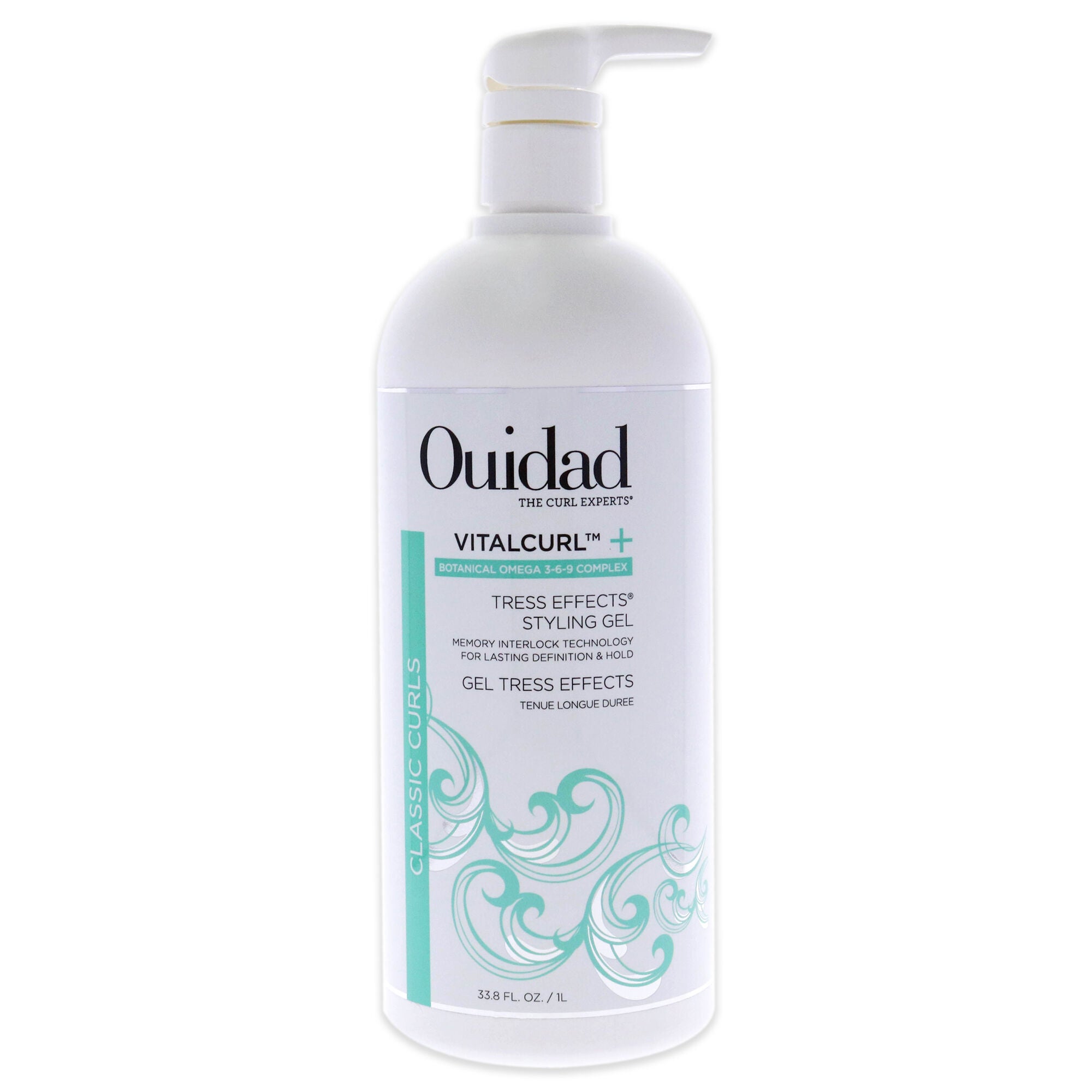 VitalCurl Plus Tress Effects Styling Gel by Ouidad for Unisex - 33.8 oz ...