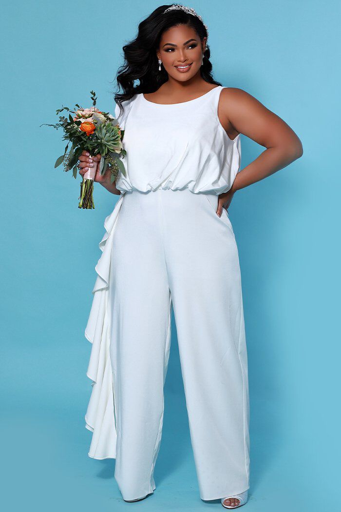 Shania Bridal Plus Size Jumpsuit | Swimsuits For All