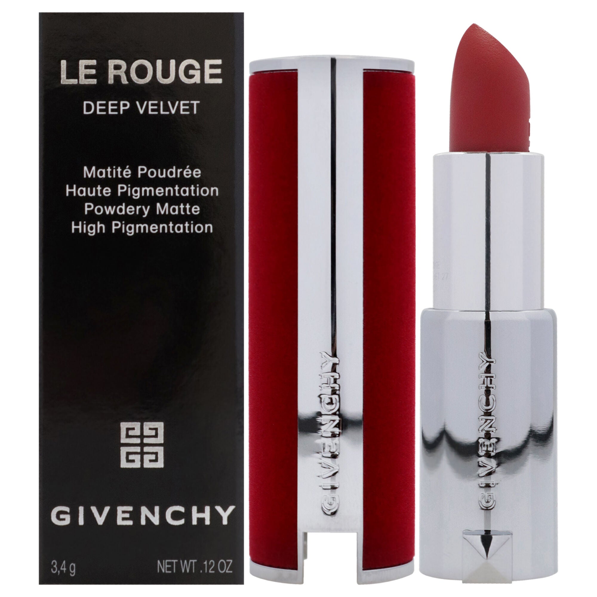Le Rouge Deep Velvet Matte Lipstick - N27 by Givenchy for Women - 0.12 ...