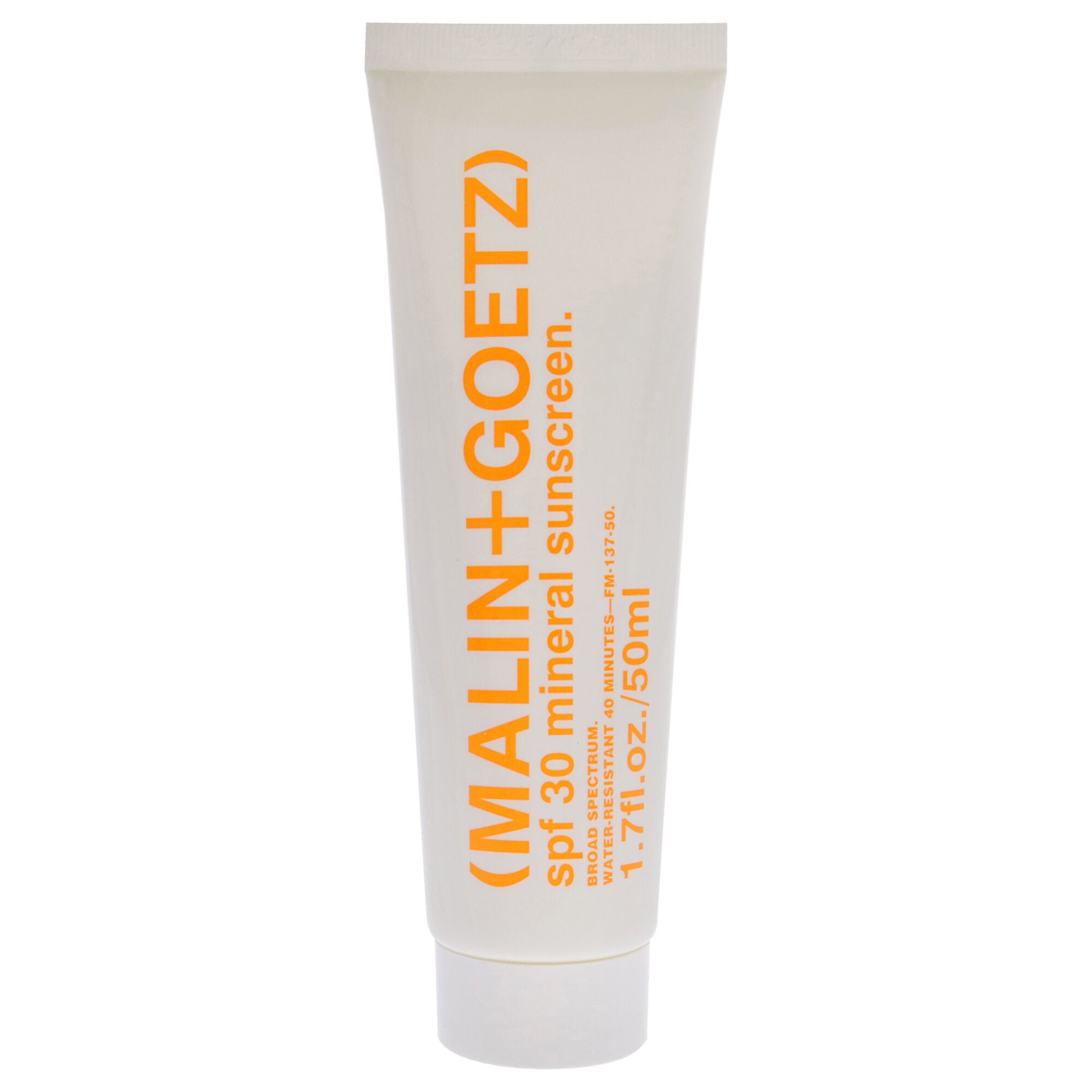 Mineral Sunscreen SPF 30 by Malin + Goetz for Unisex - 1.7 oz Sunscreen ...