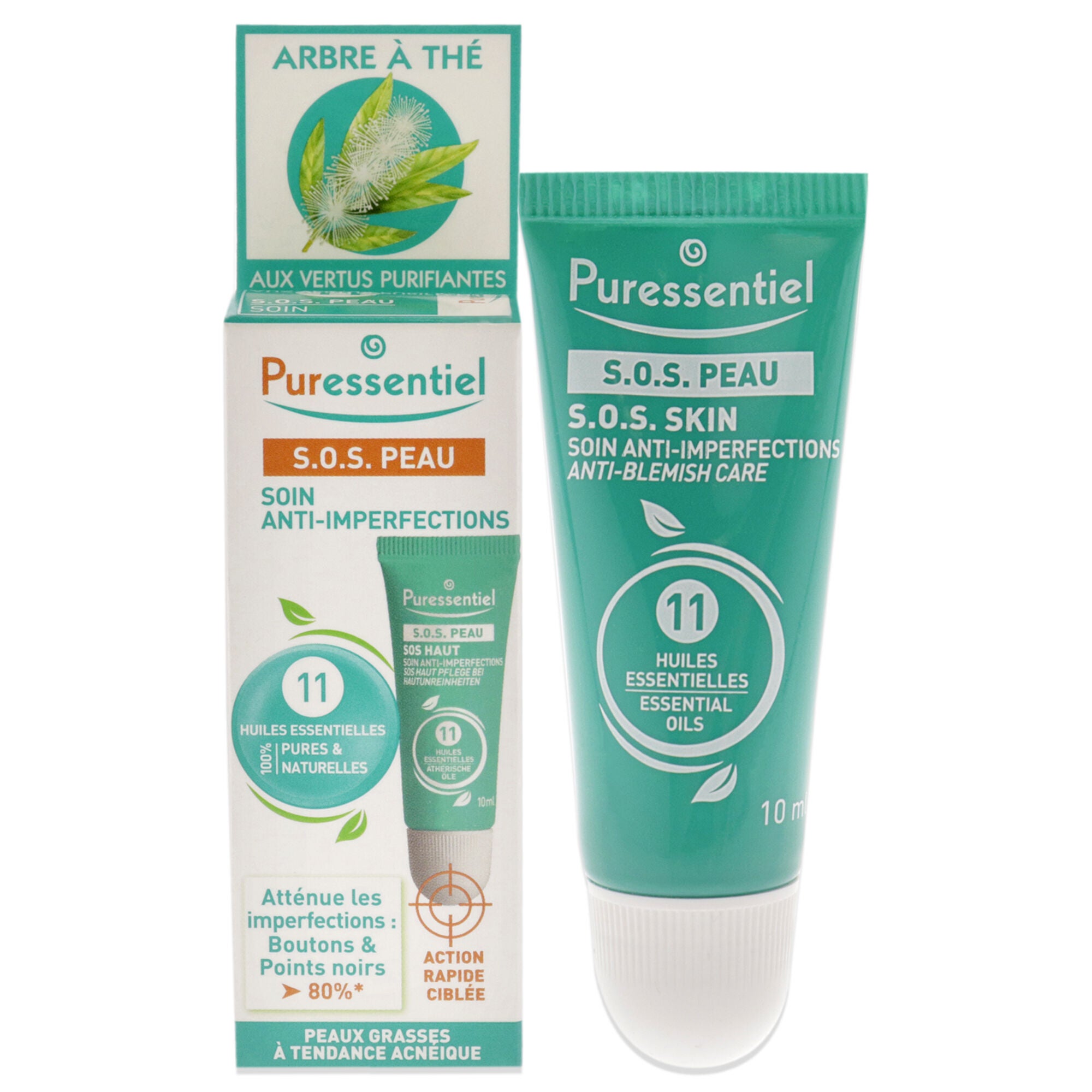SOS Skin Anti-blemish Care by Puressentiel for Unisex - 0.34 oz ...