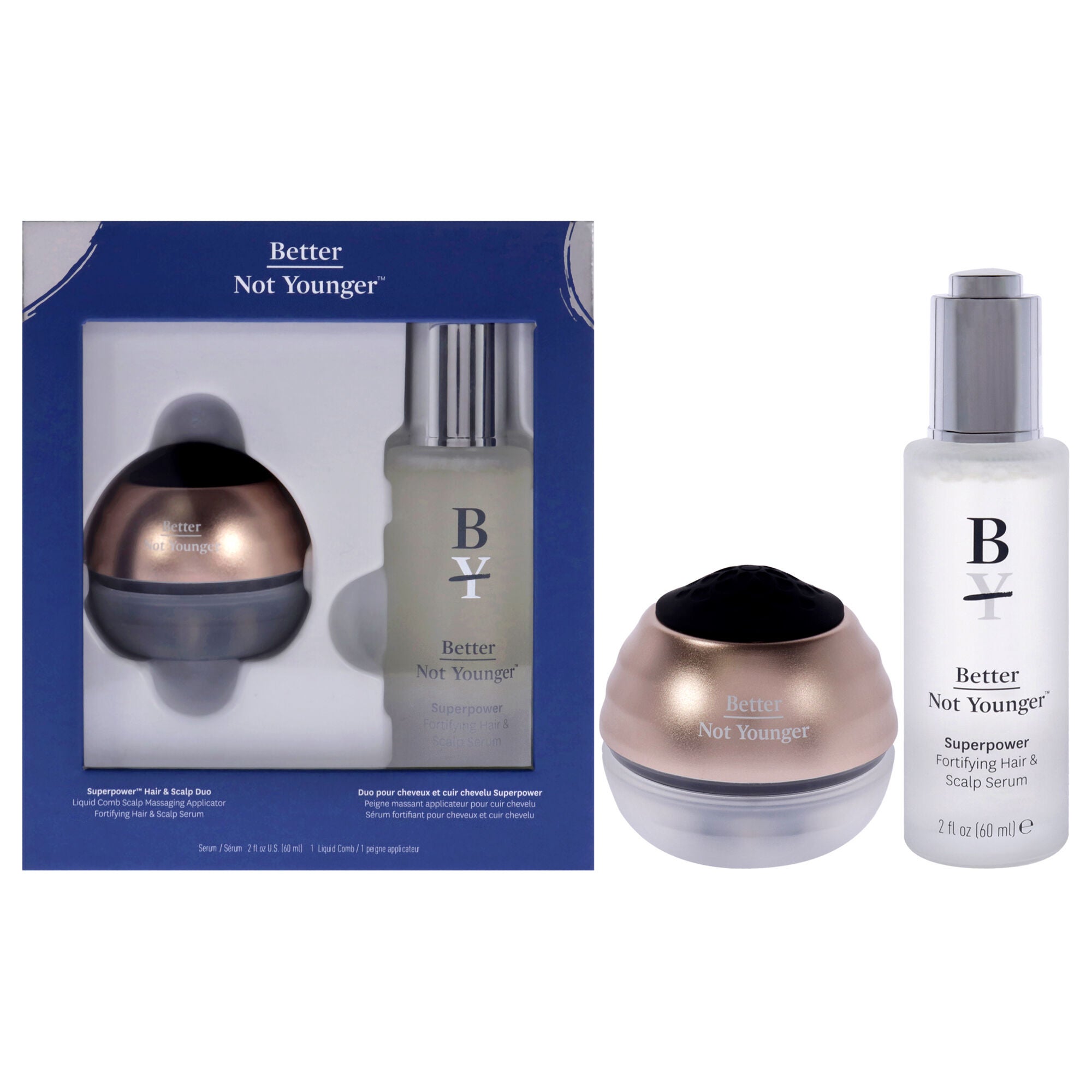 Superpower Hair and Scalp Duo by Better Not Younger for Unisex - 2 Pc ...