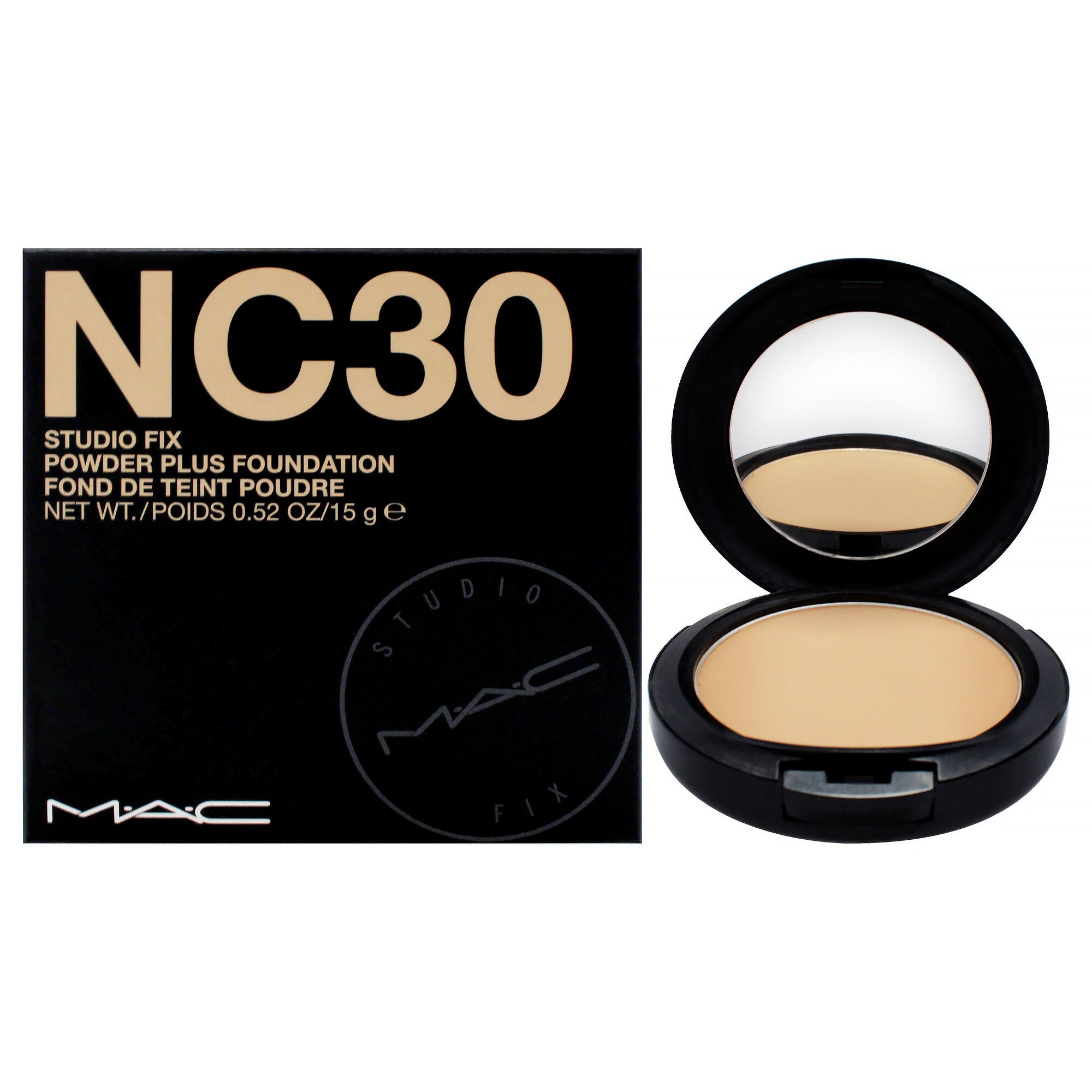 Studio Fix Powder Plus Foundation - NC30 by MAC for Women - 0.52 oz Foundation | Swimsuits For All