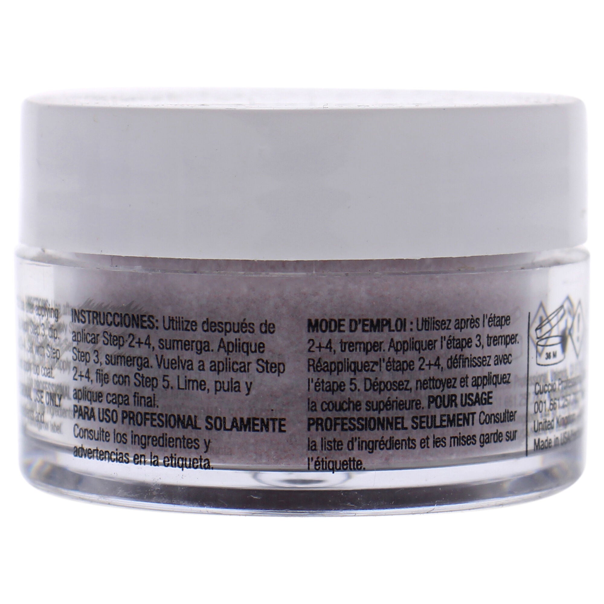 Pro Powder Polish Nail Colour Dip System - Ruby Red Glitter by Cuccio ...