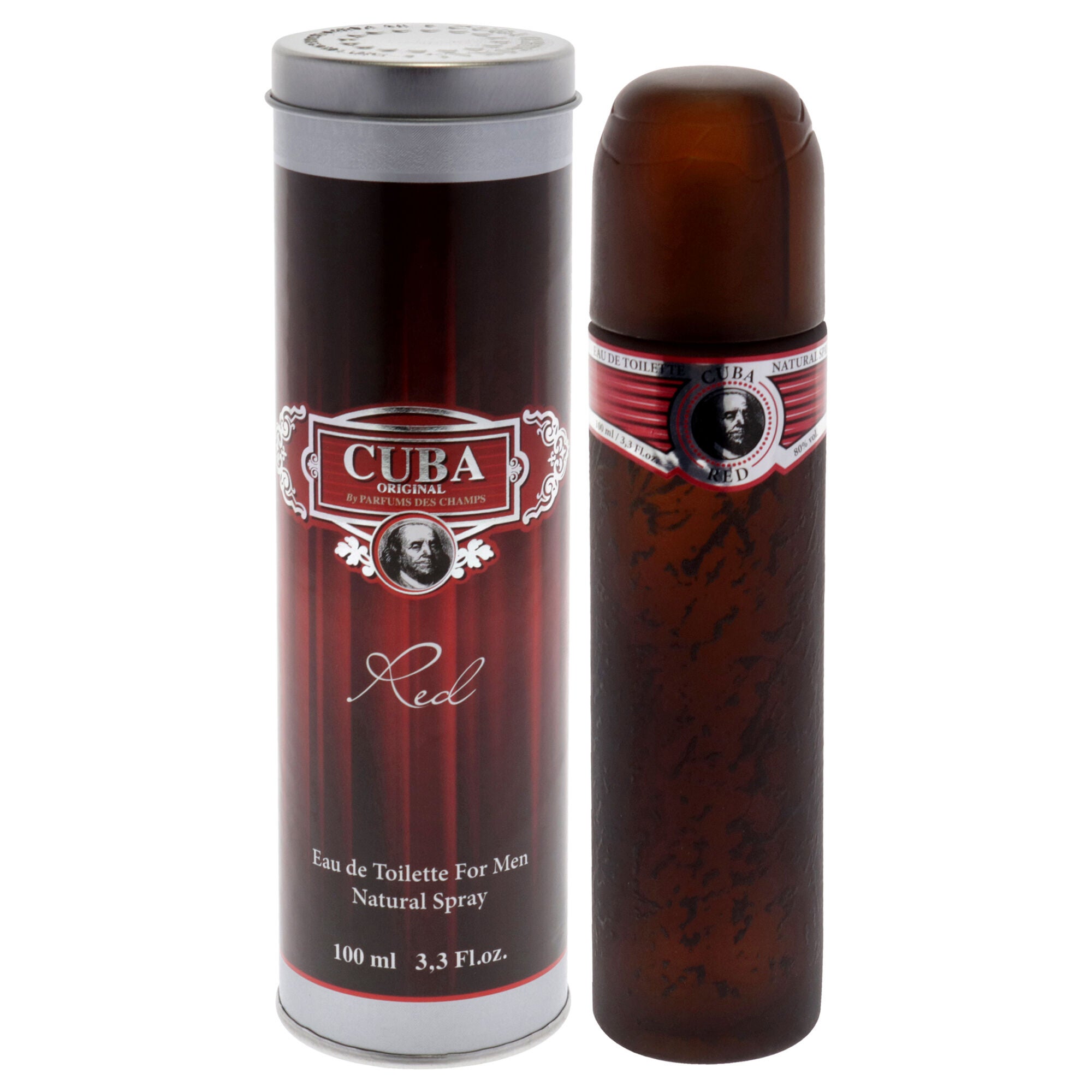 Cuba Red by Cuba for Men - 3.3 oz EDT Spray | Swimsuits For All
