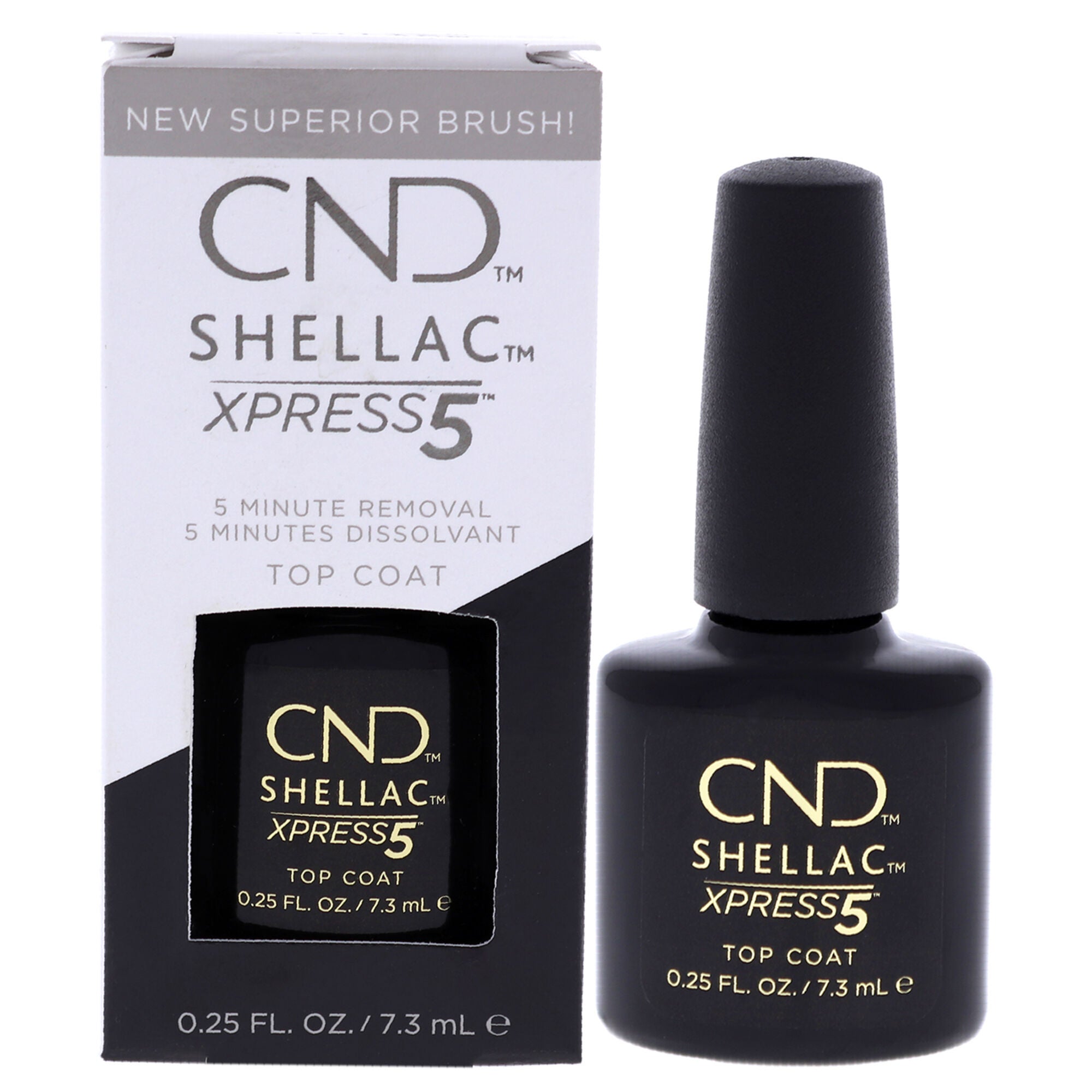 Shellac Xpress 5 Top Coat by CND for Women - 0.25 oz Nail Polish ...