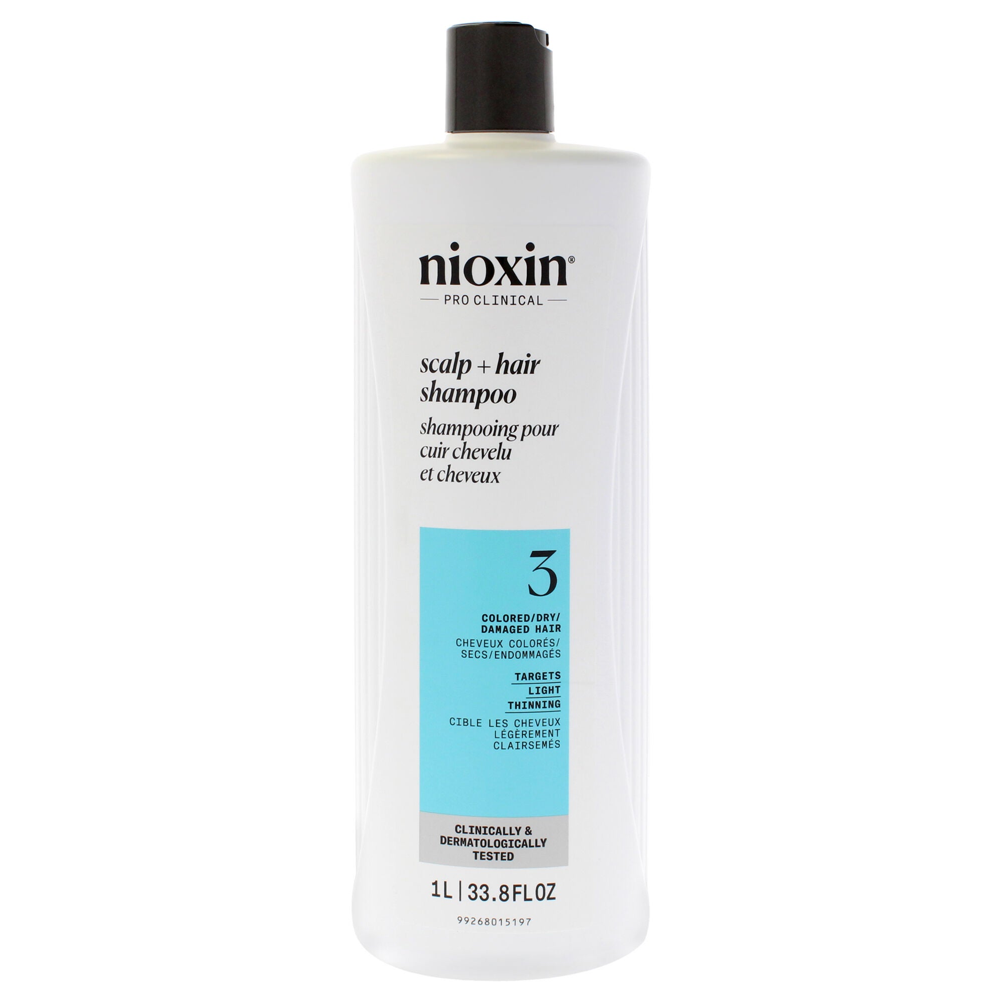 System 3 Cleanser Shampoo by Nioxin for Unisex - 33.8 oz Shampoo ...