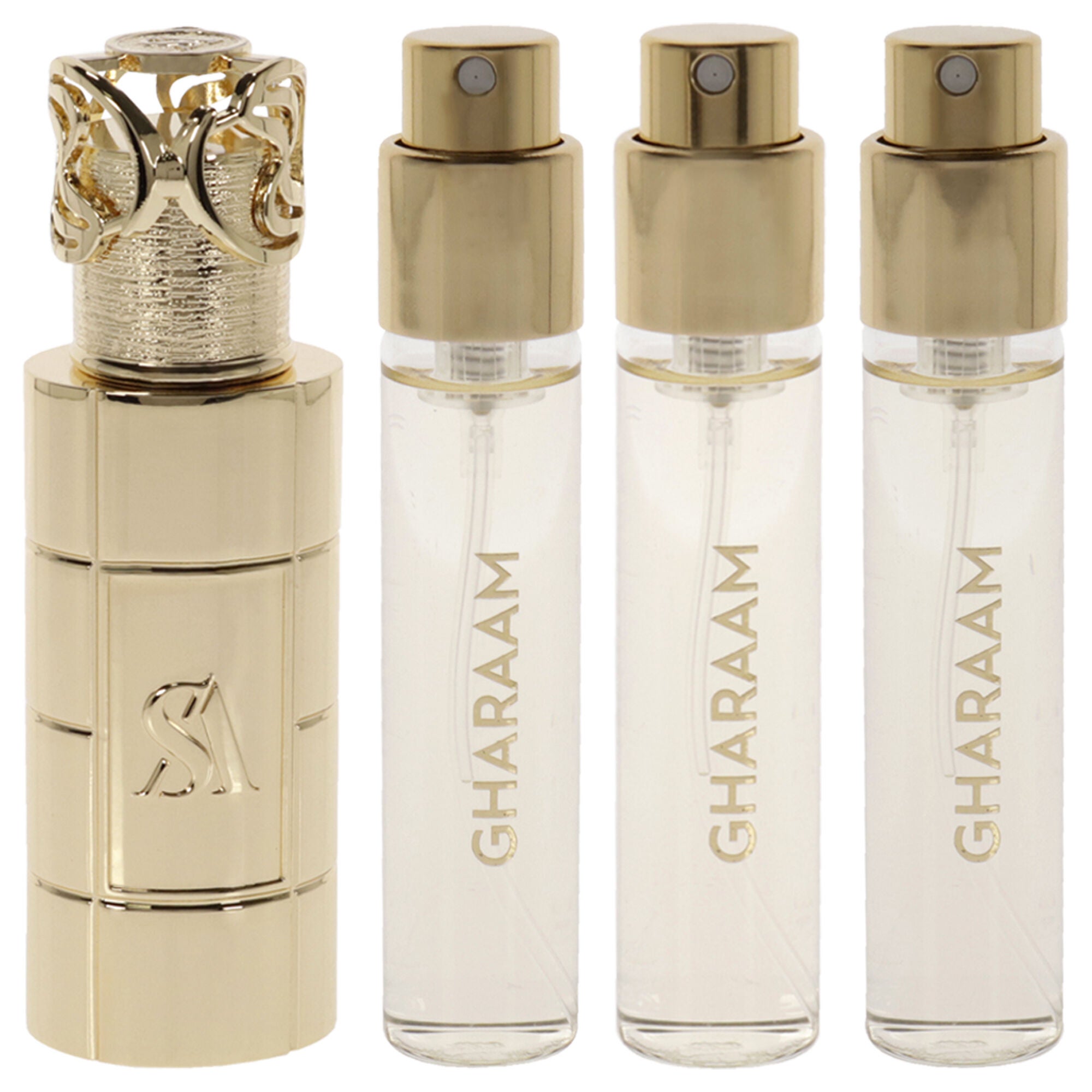 Gharaam by Swiss Arabian for Unisex - 4 Pc Mini Gift Set 3 x 10ml ...