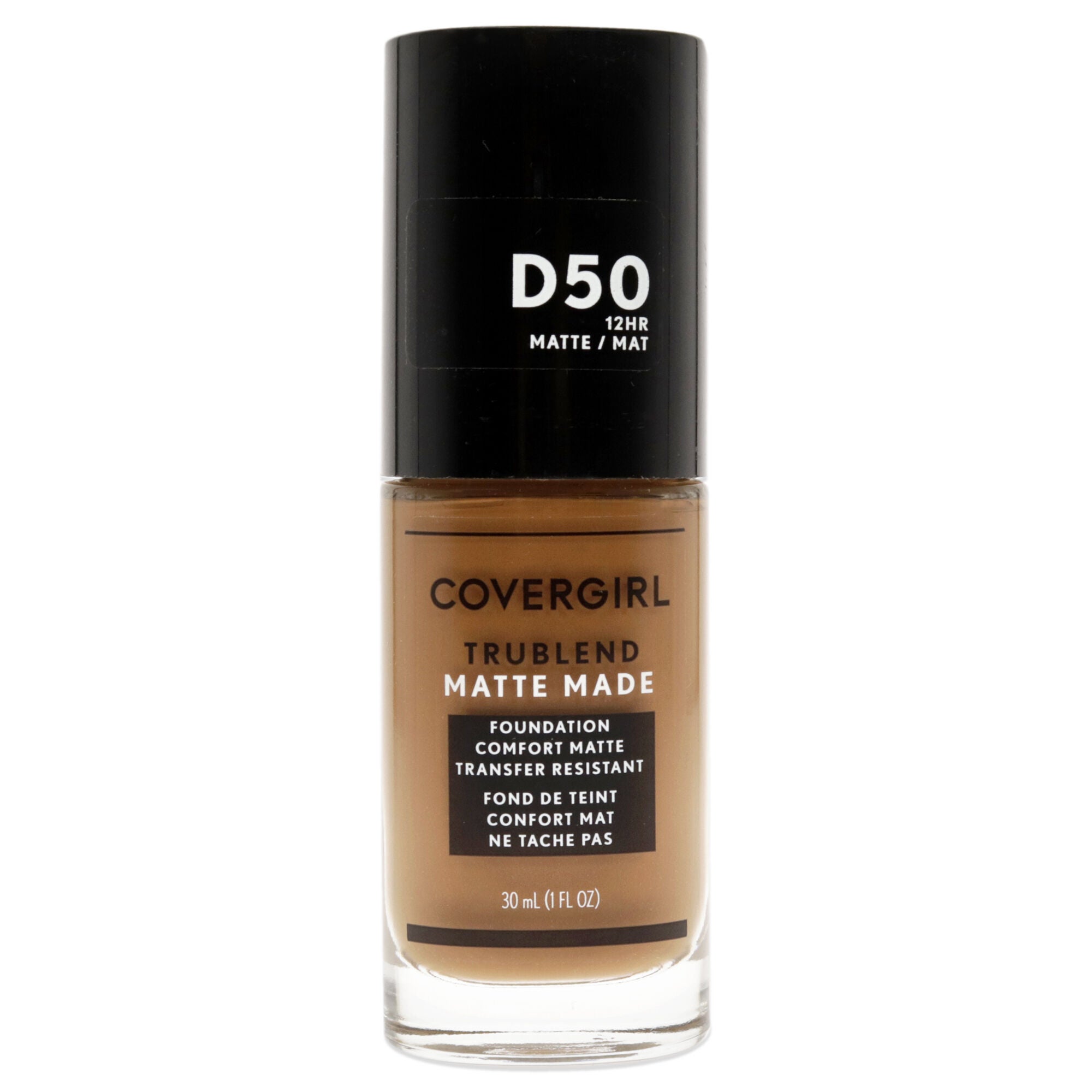 TruBlend Matte Made Liquid Foundation - D50 Deep Golden by CoverGirl ...