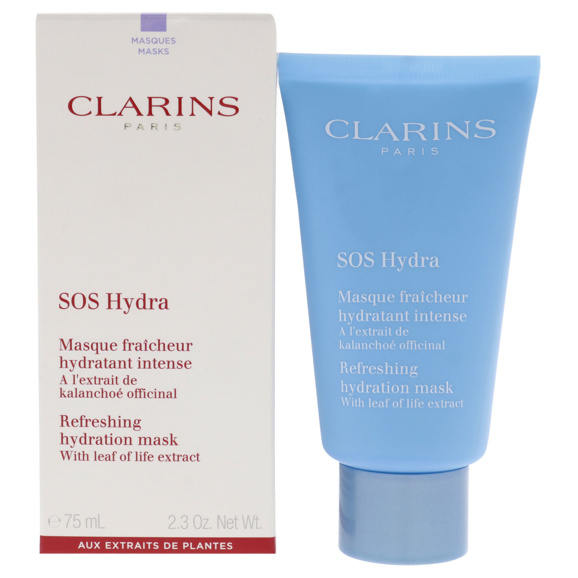 SOS Hydra Refreshing Hydration Mask by Clarins for Women - 2.3 oz Mask ...
