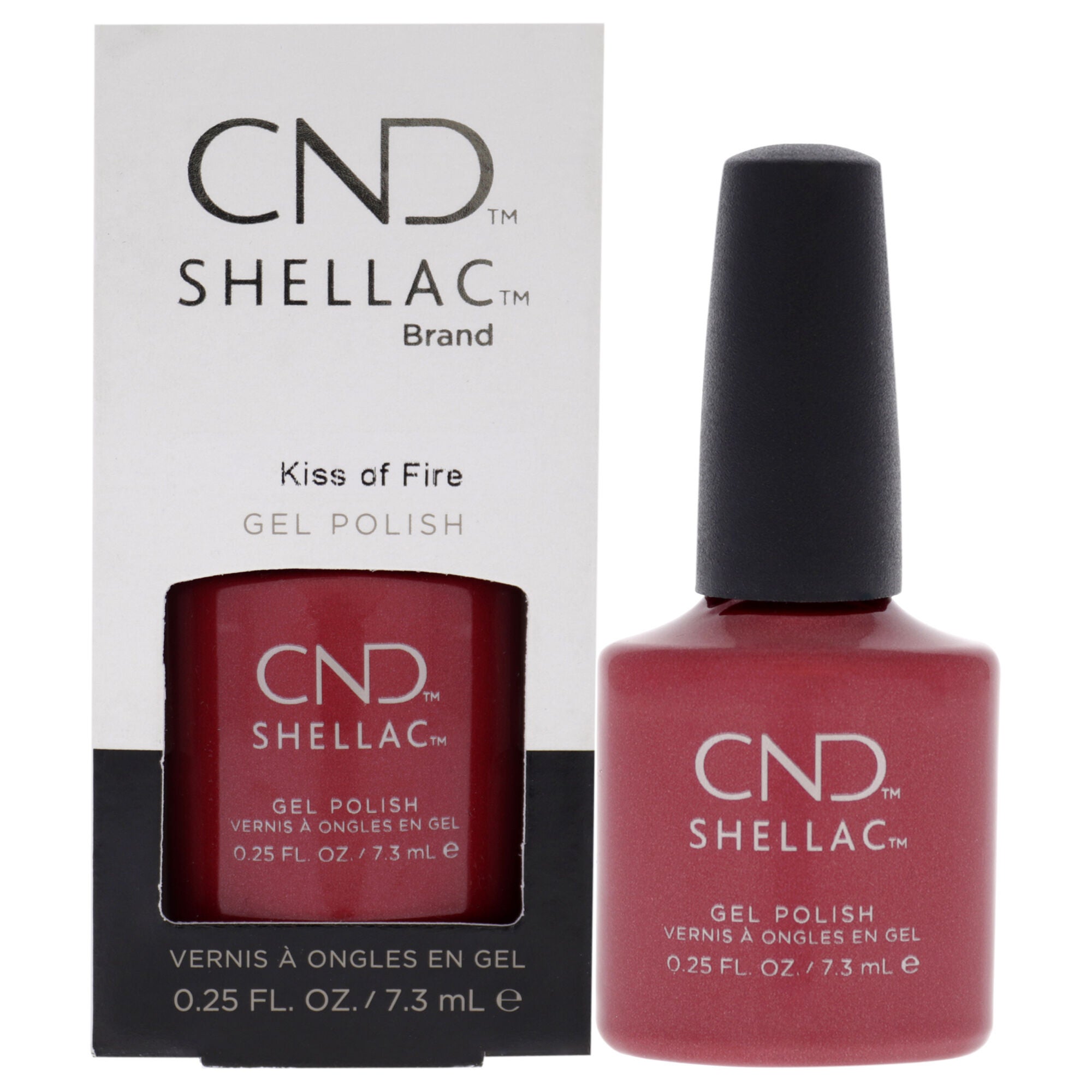 Shellac Nail Color - Kiss Of Fire by CND for Women - 0.25 oz Nail ...