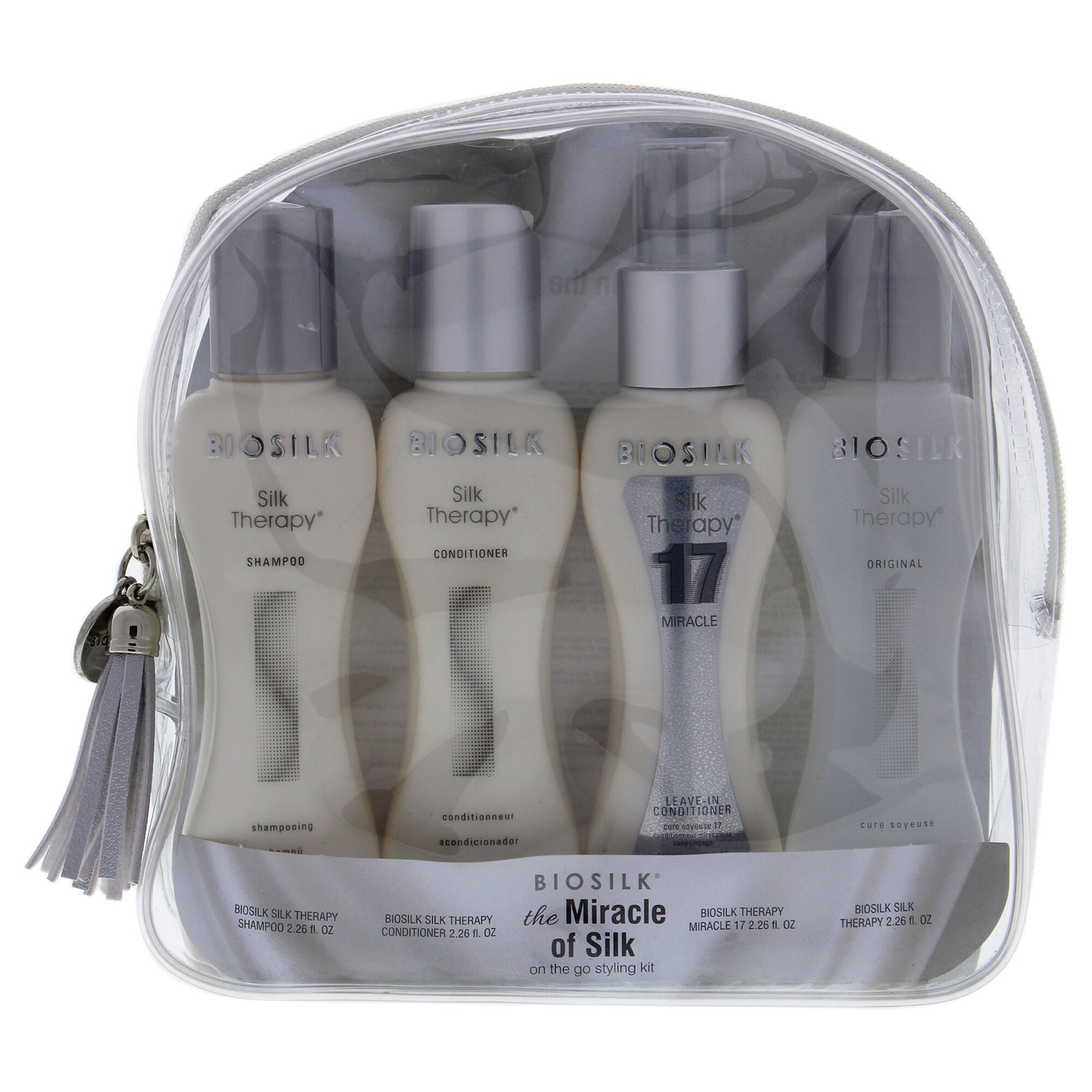 The Miracle of Silk Kit by Biosilk for Unisex - 4 Pc Gift Set ...