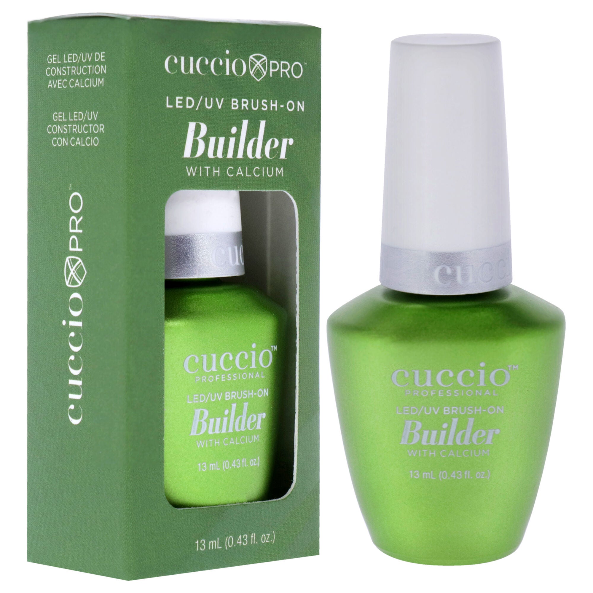 LED-UV Brush-On Builder Gel with Calcium by Cuccio Pro for Women - 0.43 ...