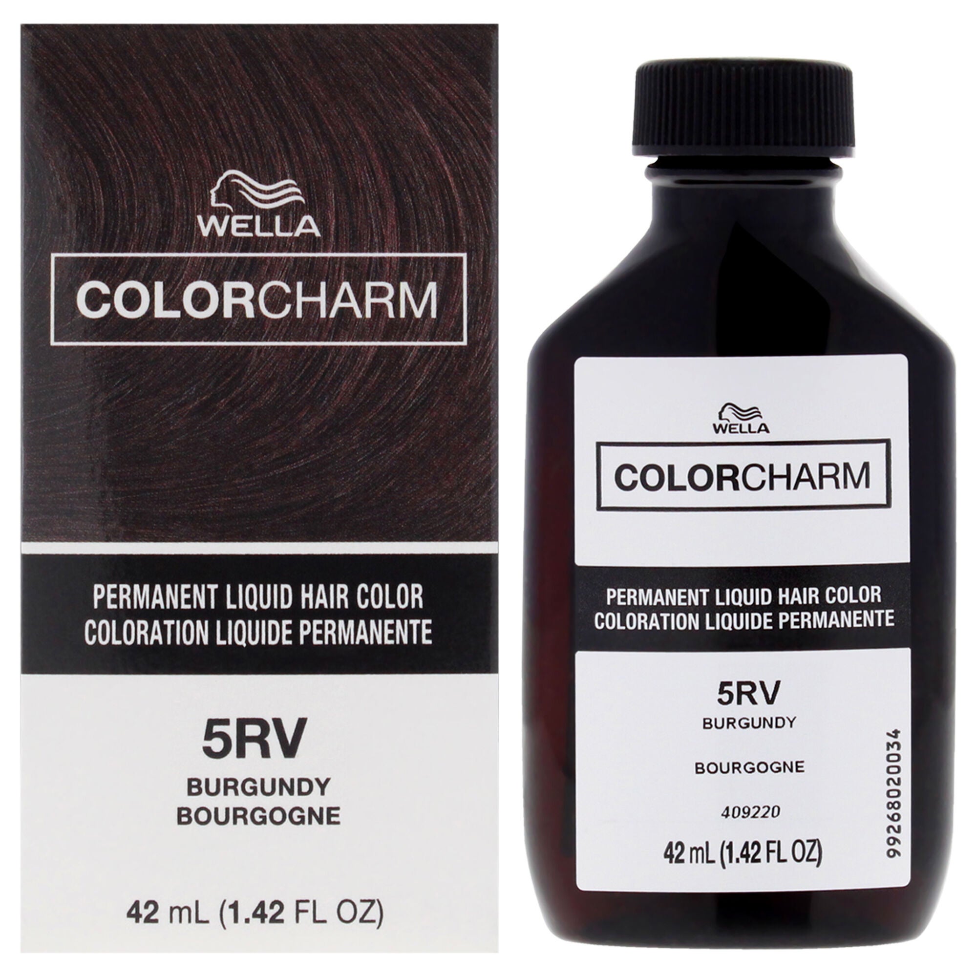 Color Charm Permanent Liquid Haircolor - 507 5RV Burgundy by Wella for ...