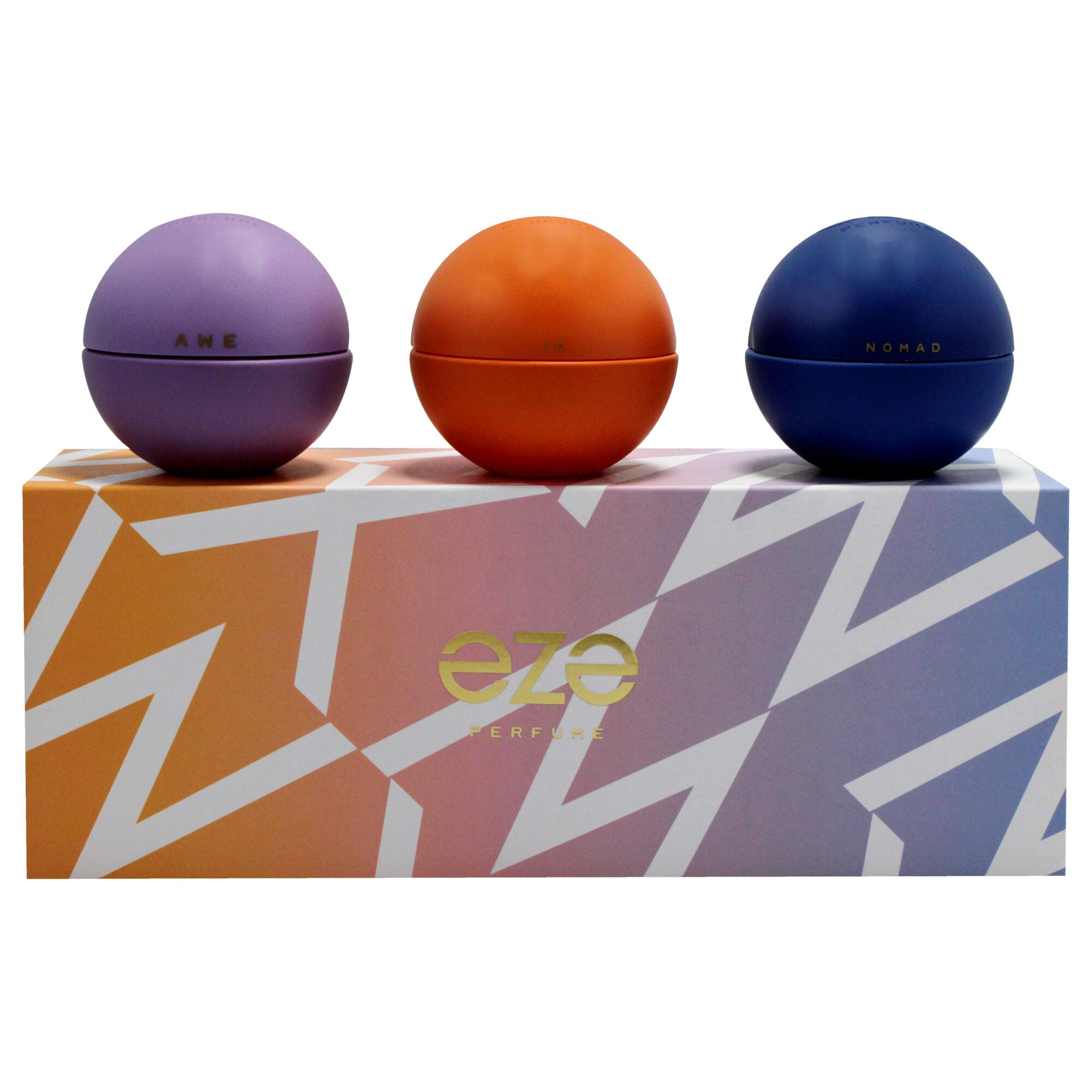 Eze by Eze for Unisex - 3 Pc Gift Set 1oz Awe EDP Spray, 1oz Nomad EDP ...