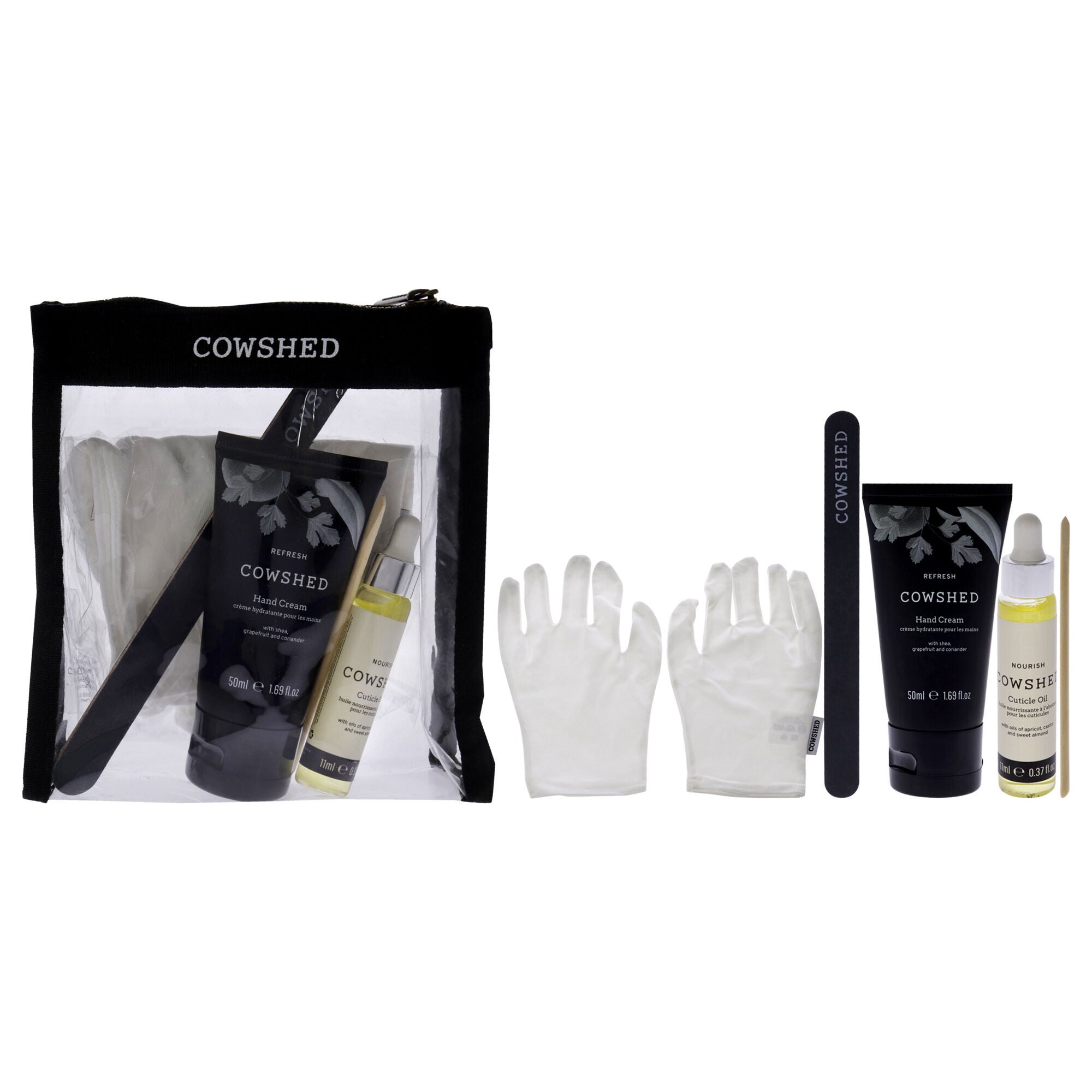 Manicure Kit by Cowshed for Unisex - 5 Pc 1.69oz Refresh Hand Cream, 0 ...