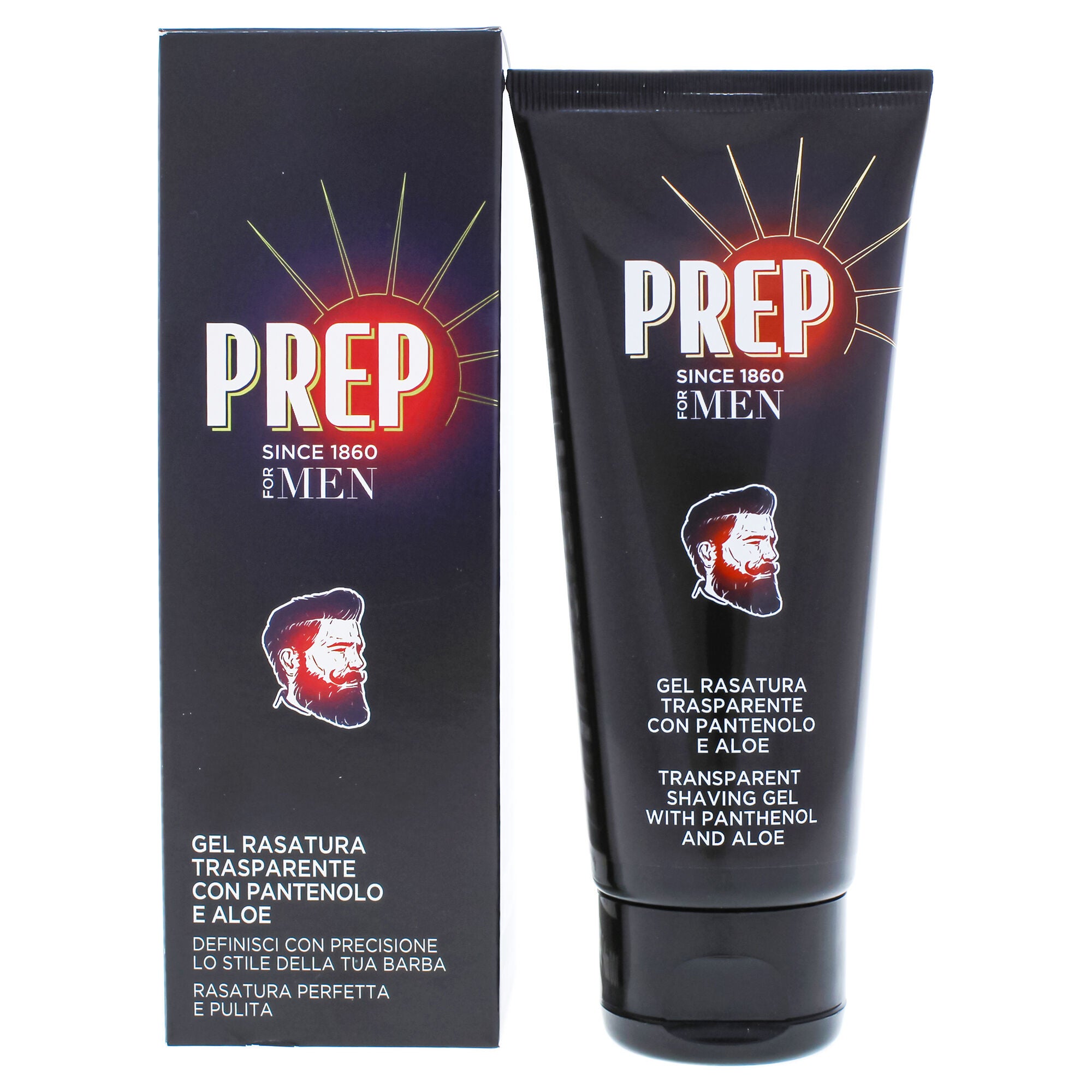 Transparent Shaving Gel with Panthenol and Aloe by Prep for Men - 3.4 ...