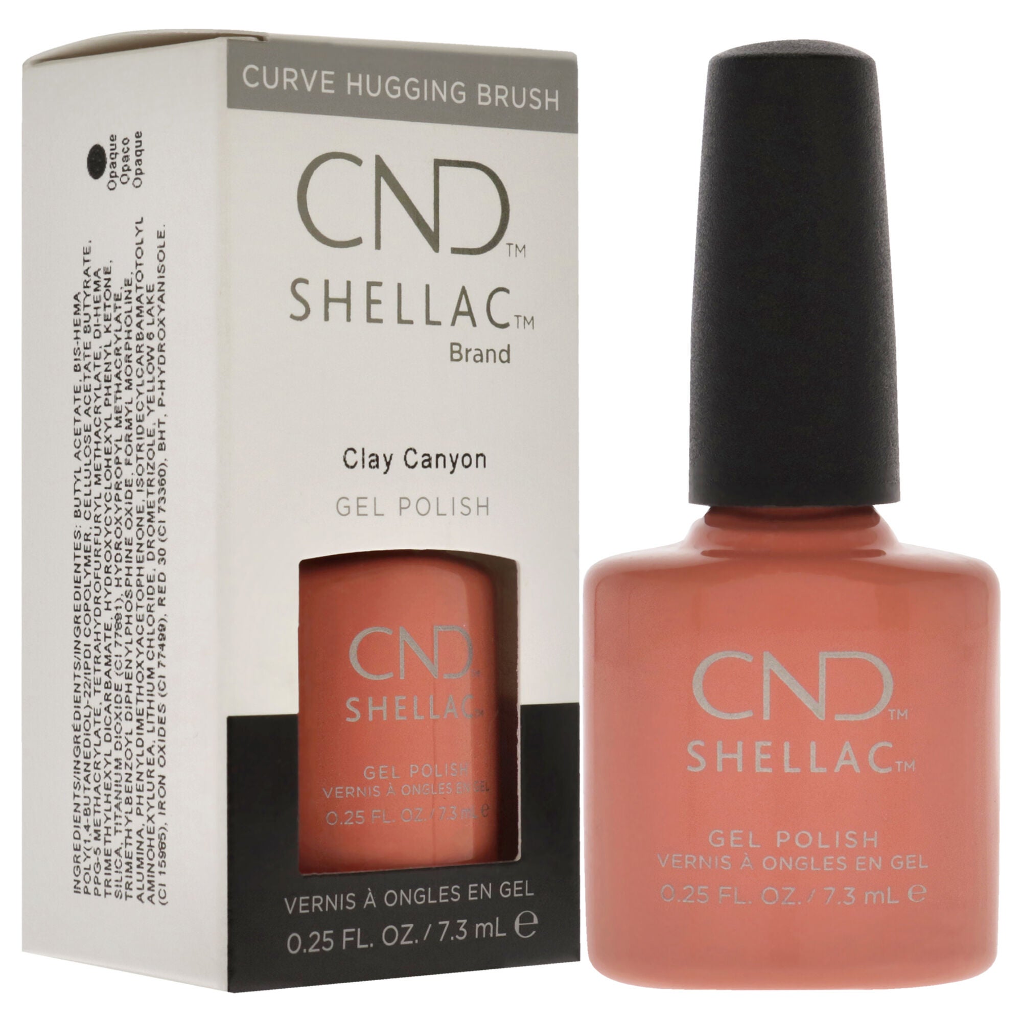 Shellac Nail Color - Clay Canyon by CND for Women - 0.25 oz Nail Polish ...