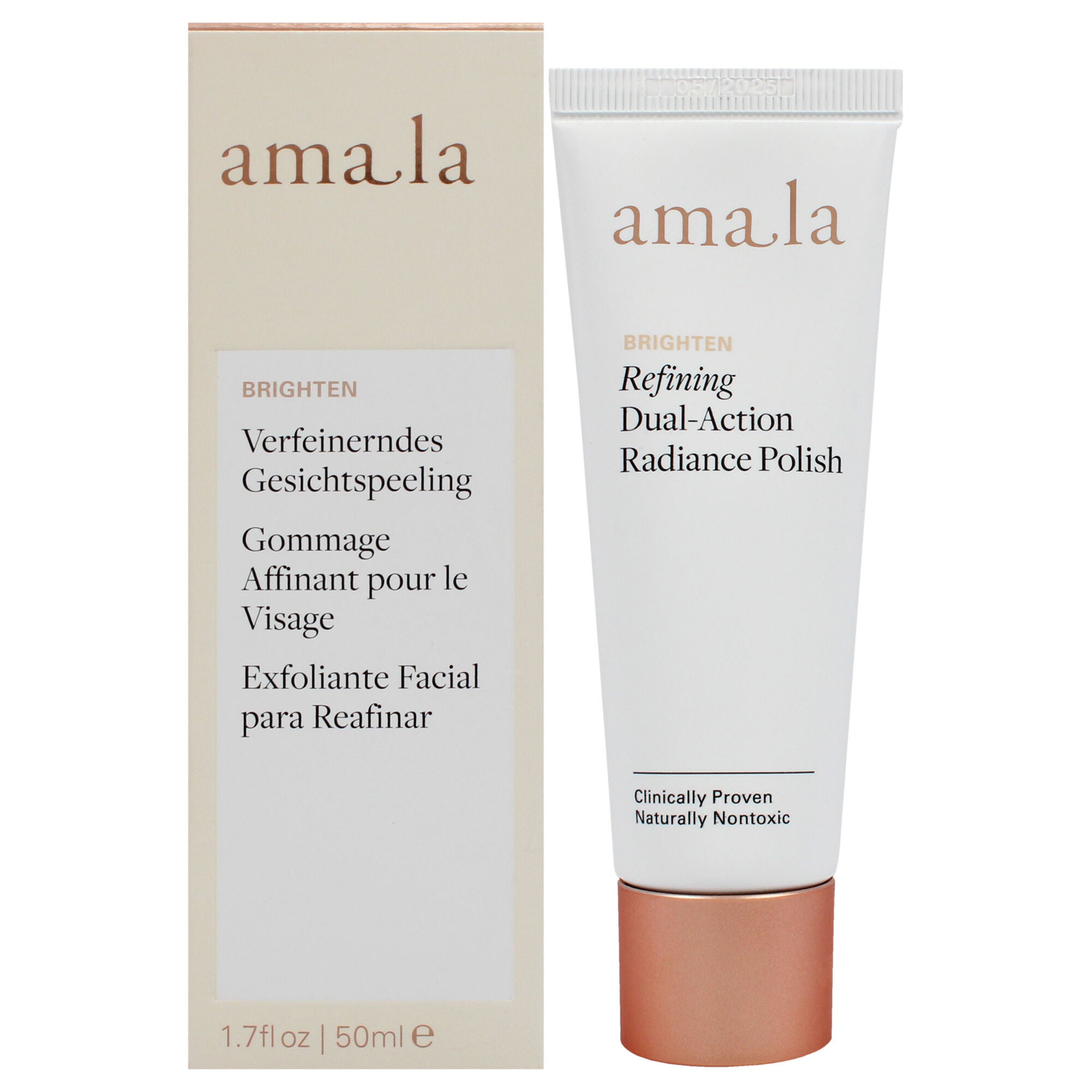 Refining Dual-Action Radiance Polish by Amala for Women - 1.7 oz Exfoliator | Swimsuits For All