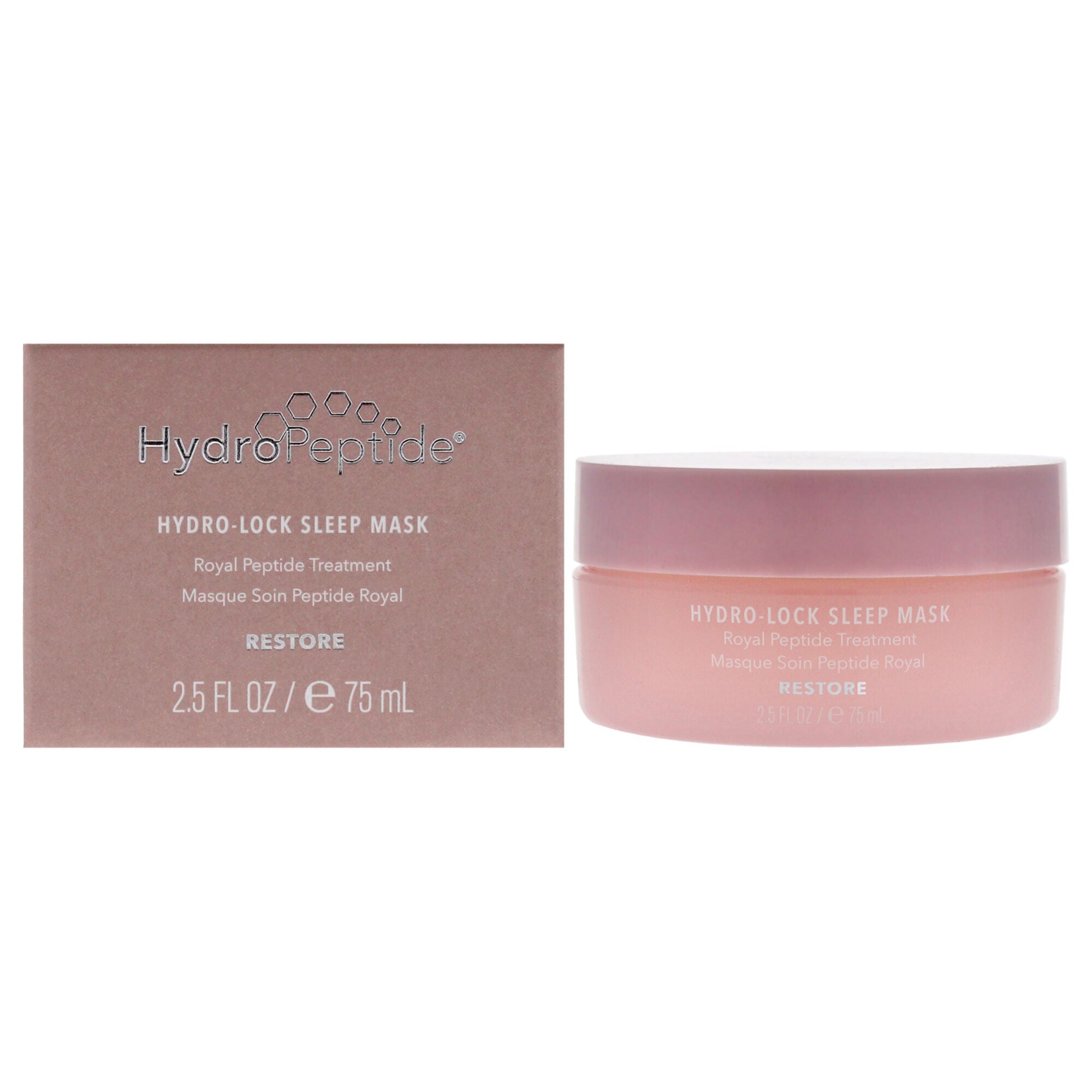Hydro-Lock Sleep Mask by Hydropeptide for Unisex - 2.5 oz Mask ...