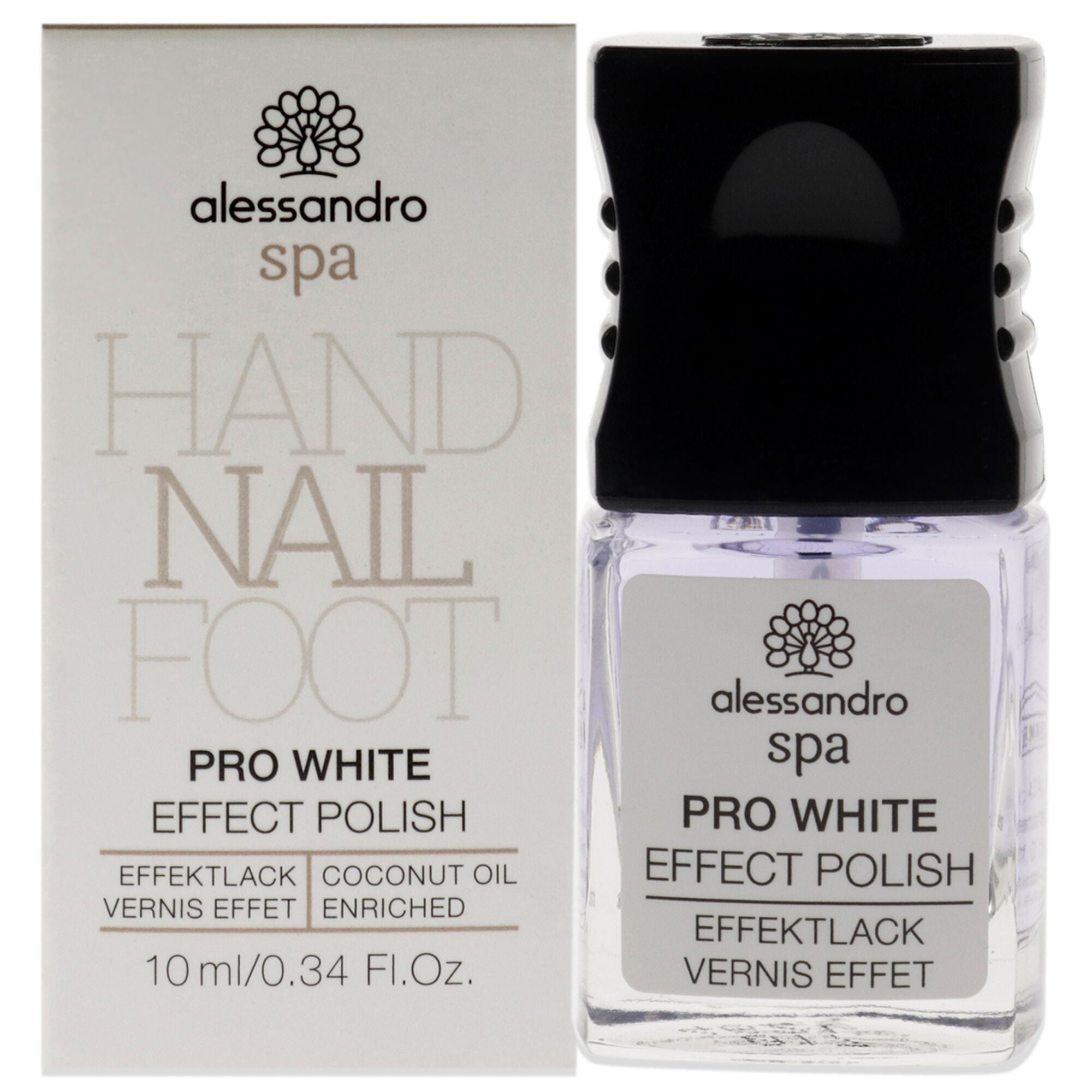 Spa Effect Polish - Pro White by Alessandro for Women 0.34 oz Nail ...